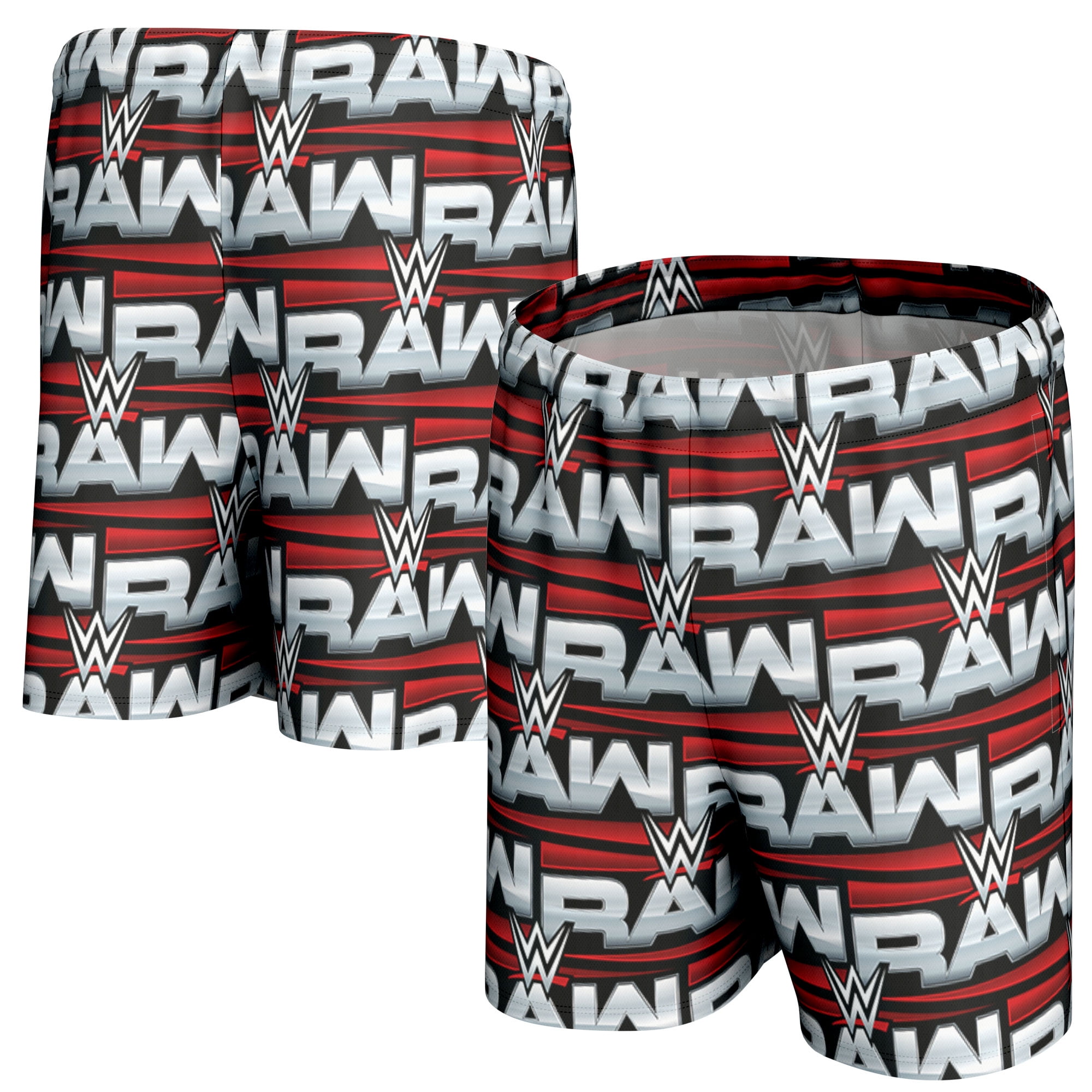 Men's ProSphere Black RAW Netflix Era Allover Print Shorts - Walmart.com