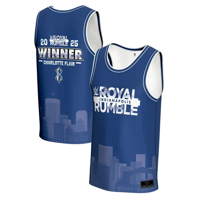 Men's ProSphere Blue Charlotte Flair Royal Rumble 2025 Winner ...