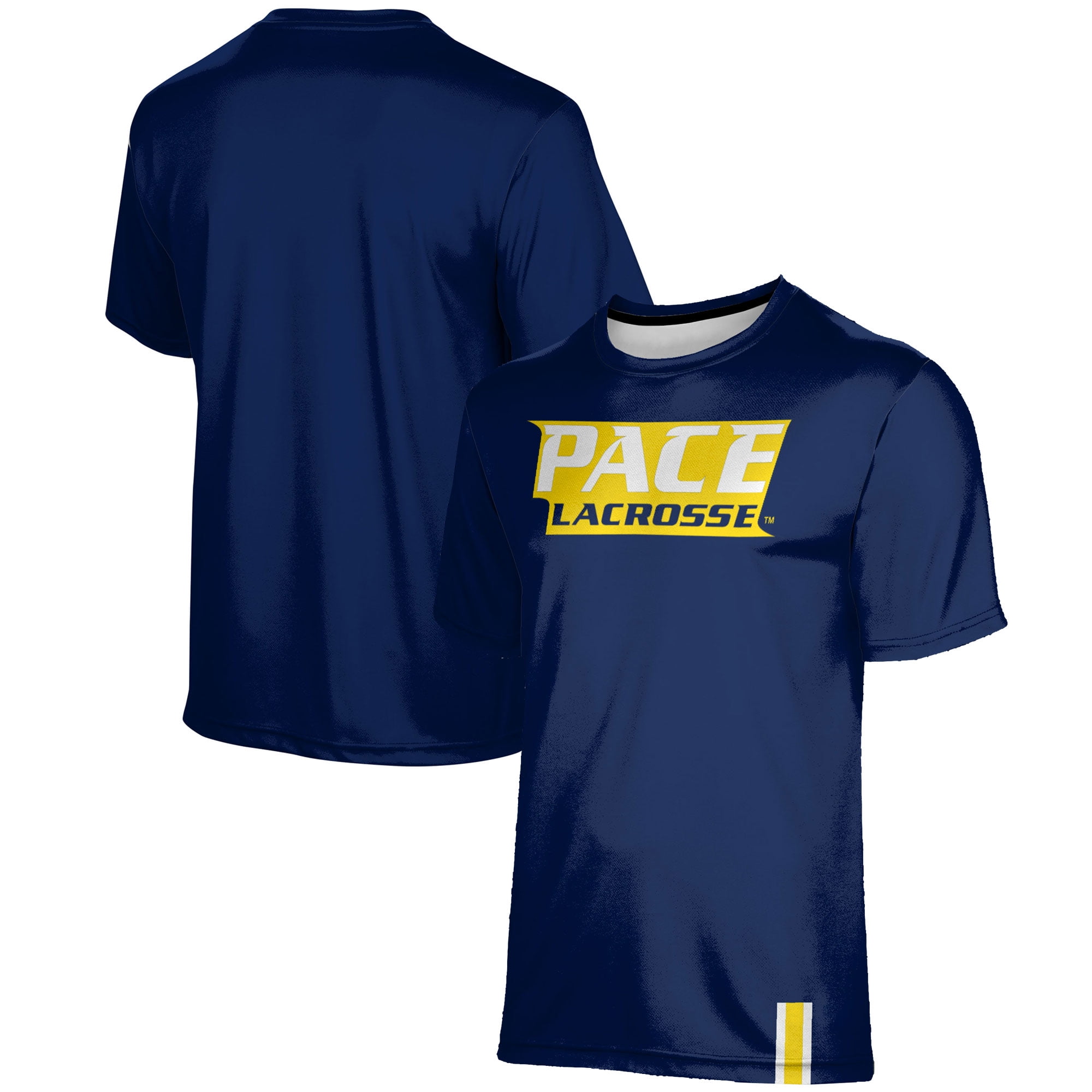 Men's ProSphere Blue Pace University Setters Lacrosse Logo T-Shirt ...