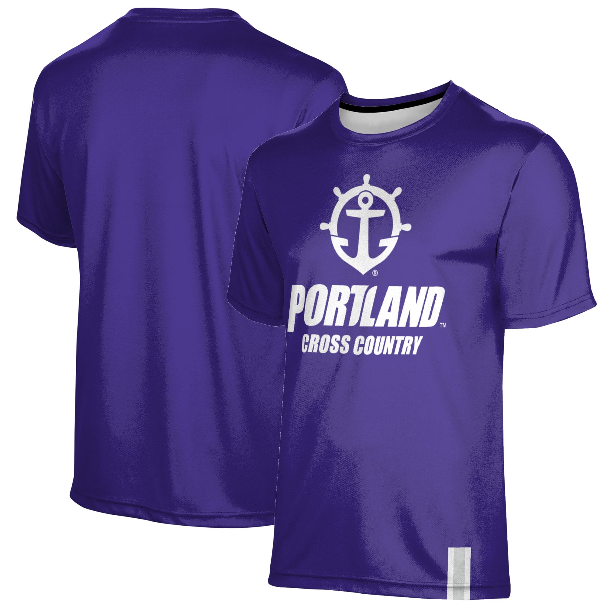 Men's ProSphere Purple Portland Pilots Cross Country Logo Stripe T ...