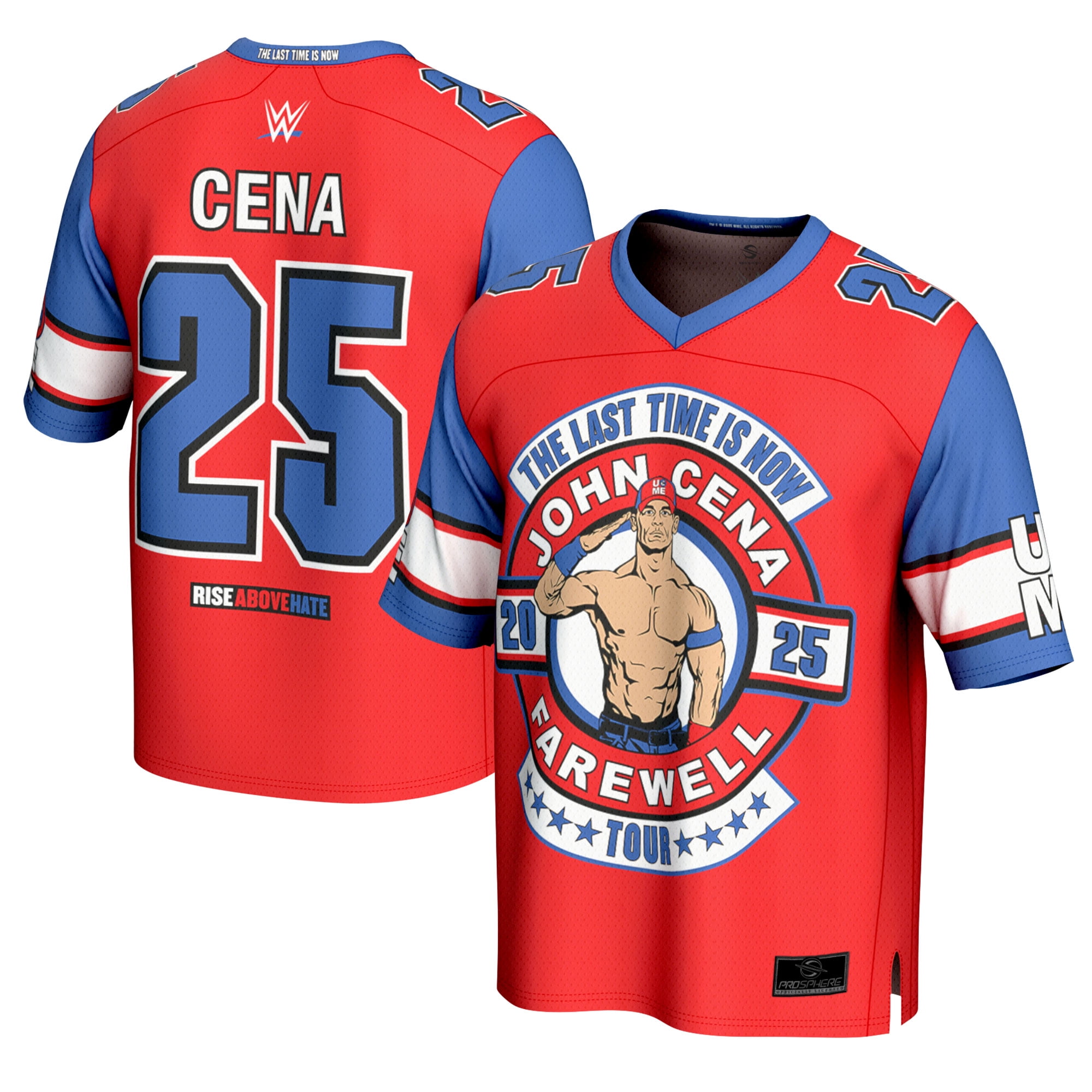 Men's ProSphere Red John Cena Royal Rumble 2025 Pit Jersey - Walmart.com