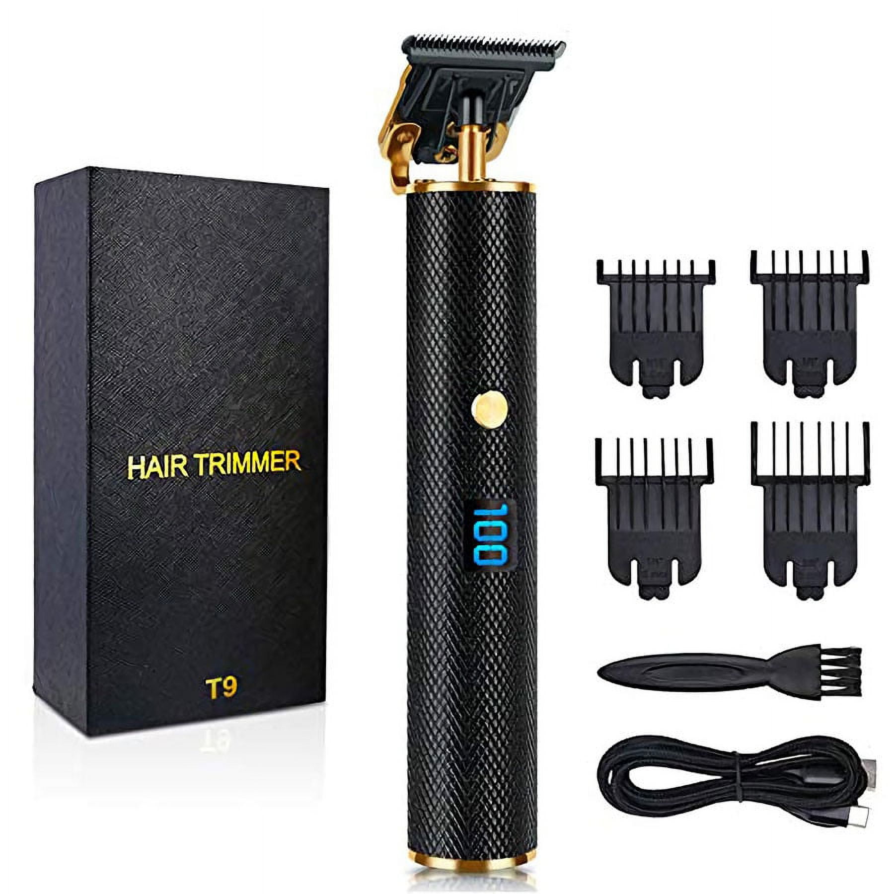 Men's Professional Outliner Hair Trimmer Cordless - Black and Gold, USB ...
