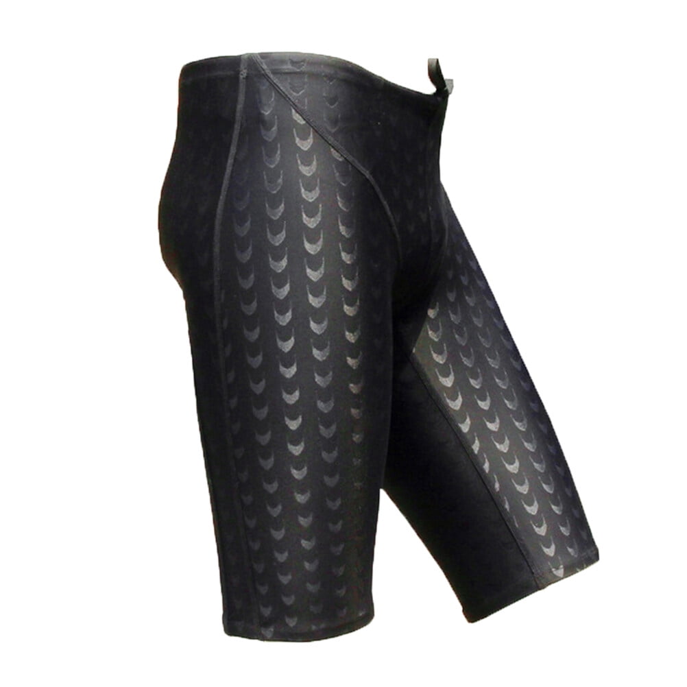 Men's Professional Swimming Trunks Long Swimming Briefs Square Leg ...