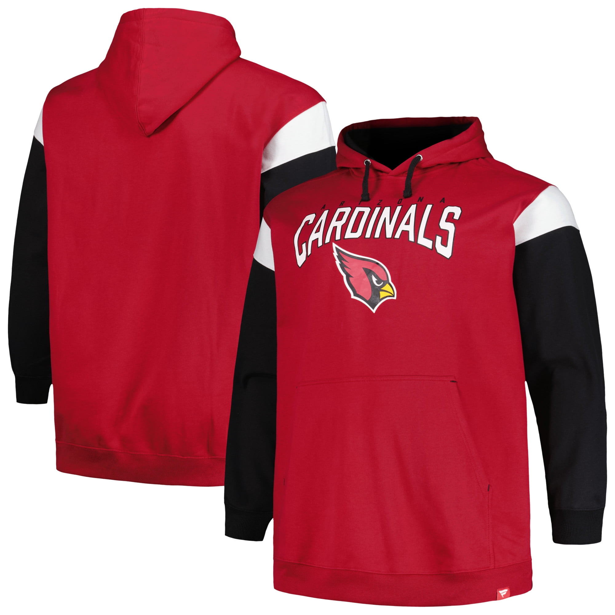 Men's Profile Cardinal Arizona Cardinals Big & Tall Trench Battle ...