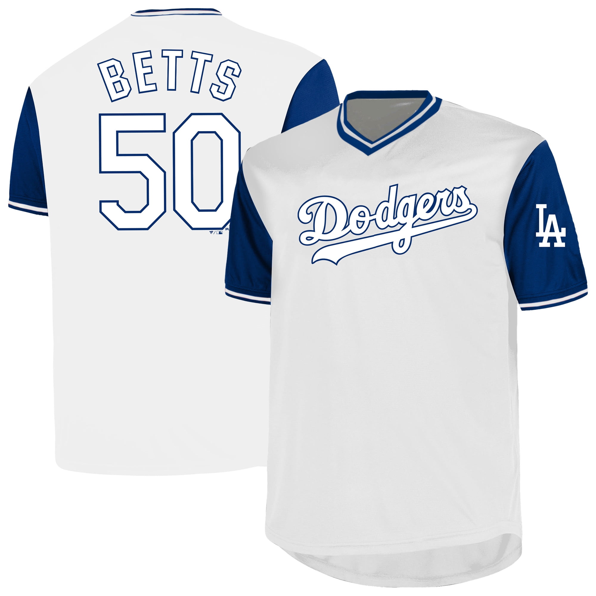 Men's-Profile Mookie Betts White Los Angeles Dodgers Big & Tall Name ...