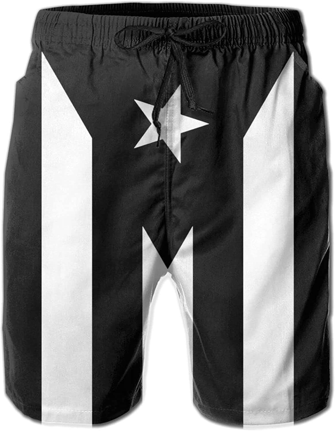 Men's Puerto Rico Resiste Boricua Flag Swim Trunks Man Swimming Trunks ...