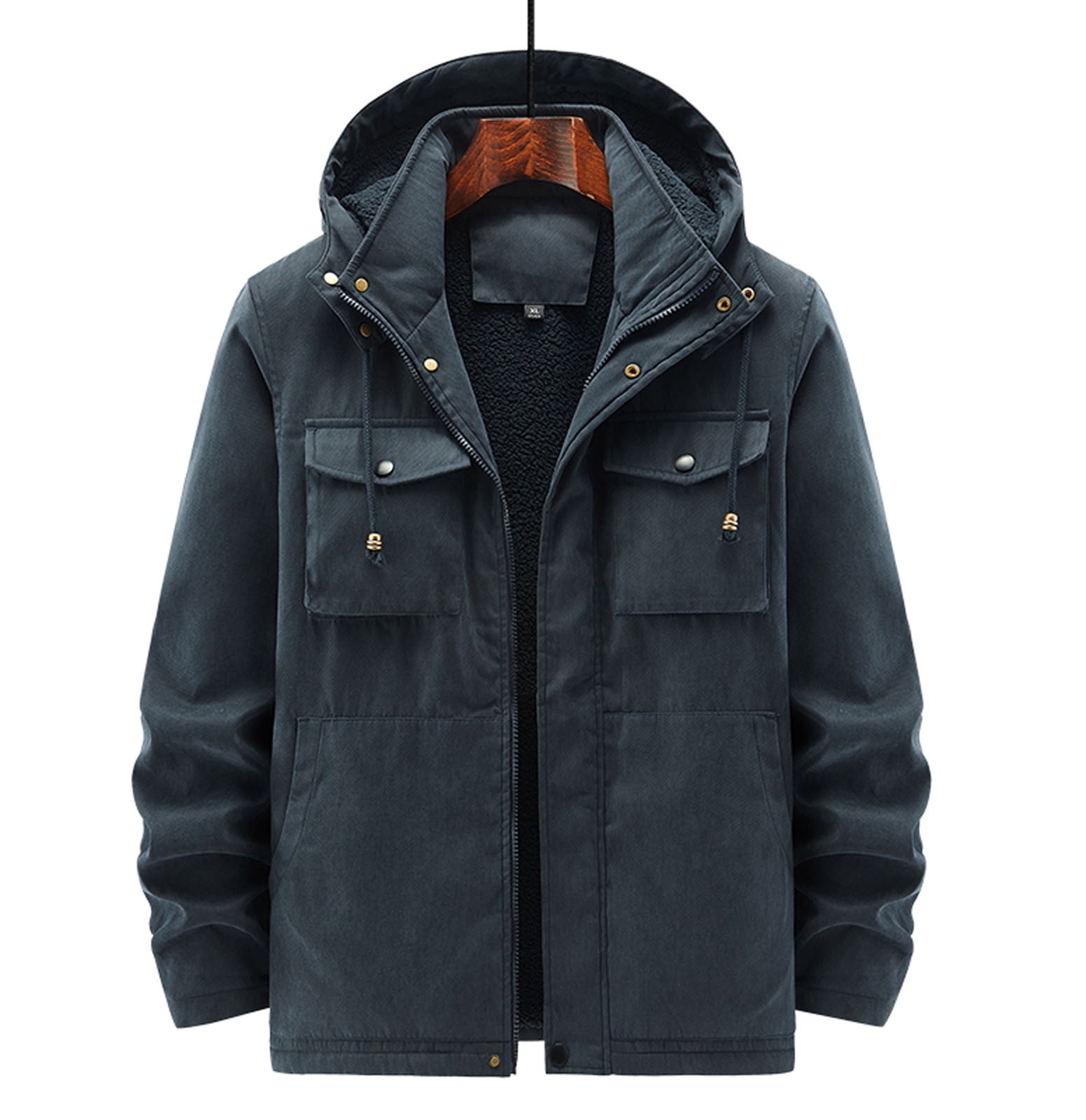 Men's Puffer Jacket Waterproof Winter Parka Jacket Warm Thicken Ski ...