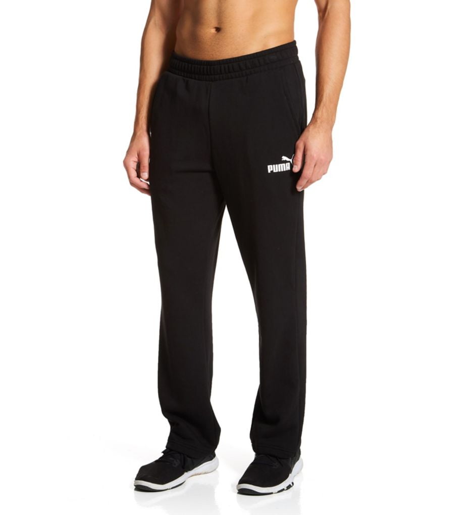 Men's Puma 586720 Essential Logo Sweat Pant (Puma Black M) - Walmart.com