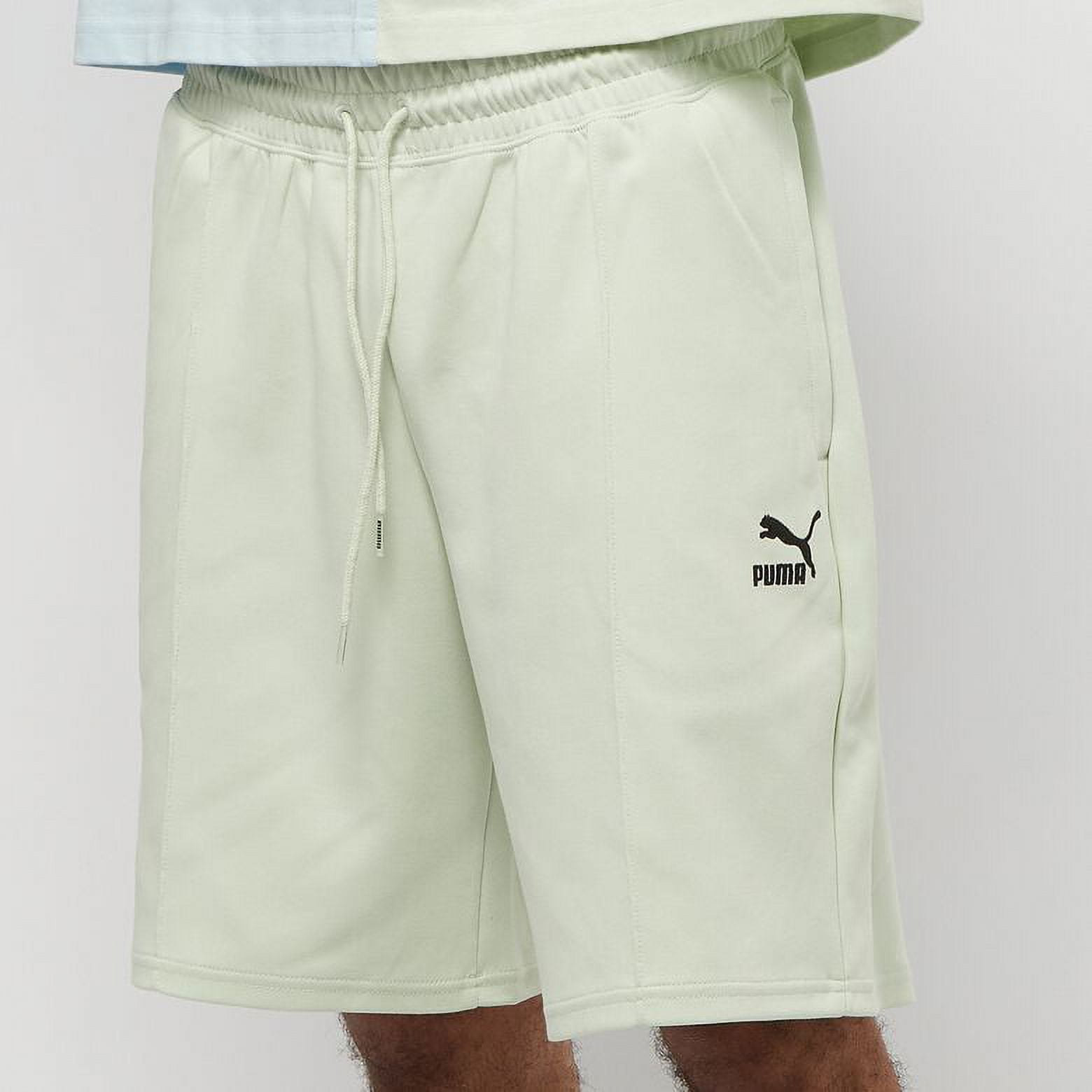 Men's Puma Green Lily Classics Pintuck Shorts (533062 82) - L - Walmart.com
