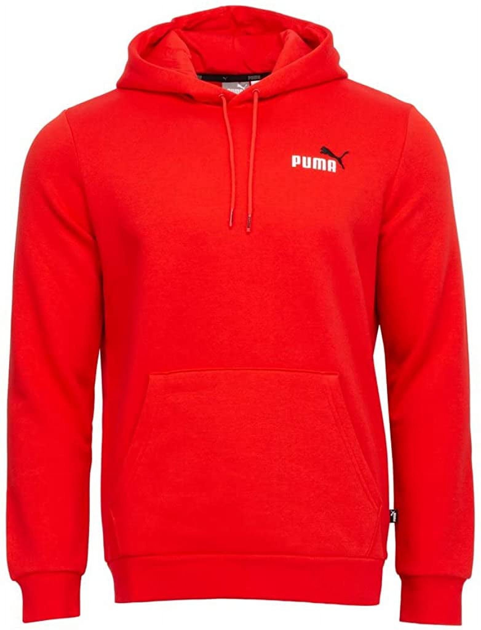 Men's Puma High Risk Red ESS+ Embroidery Logo Hoodie - 2XL - Walmart.com