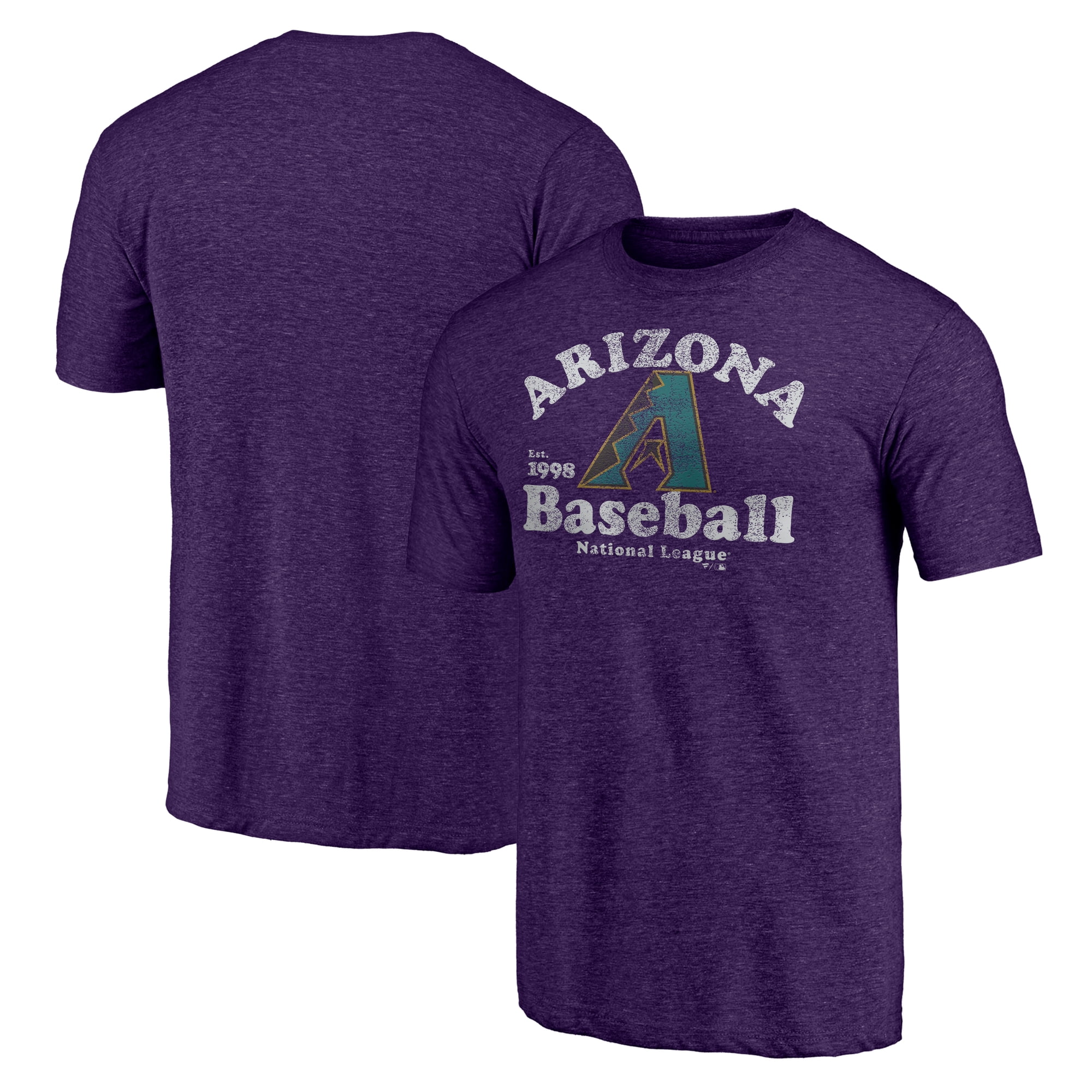 Men's Purple Arizona Diamondbacks Cooperstown Collection Our Game Tri ...