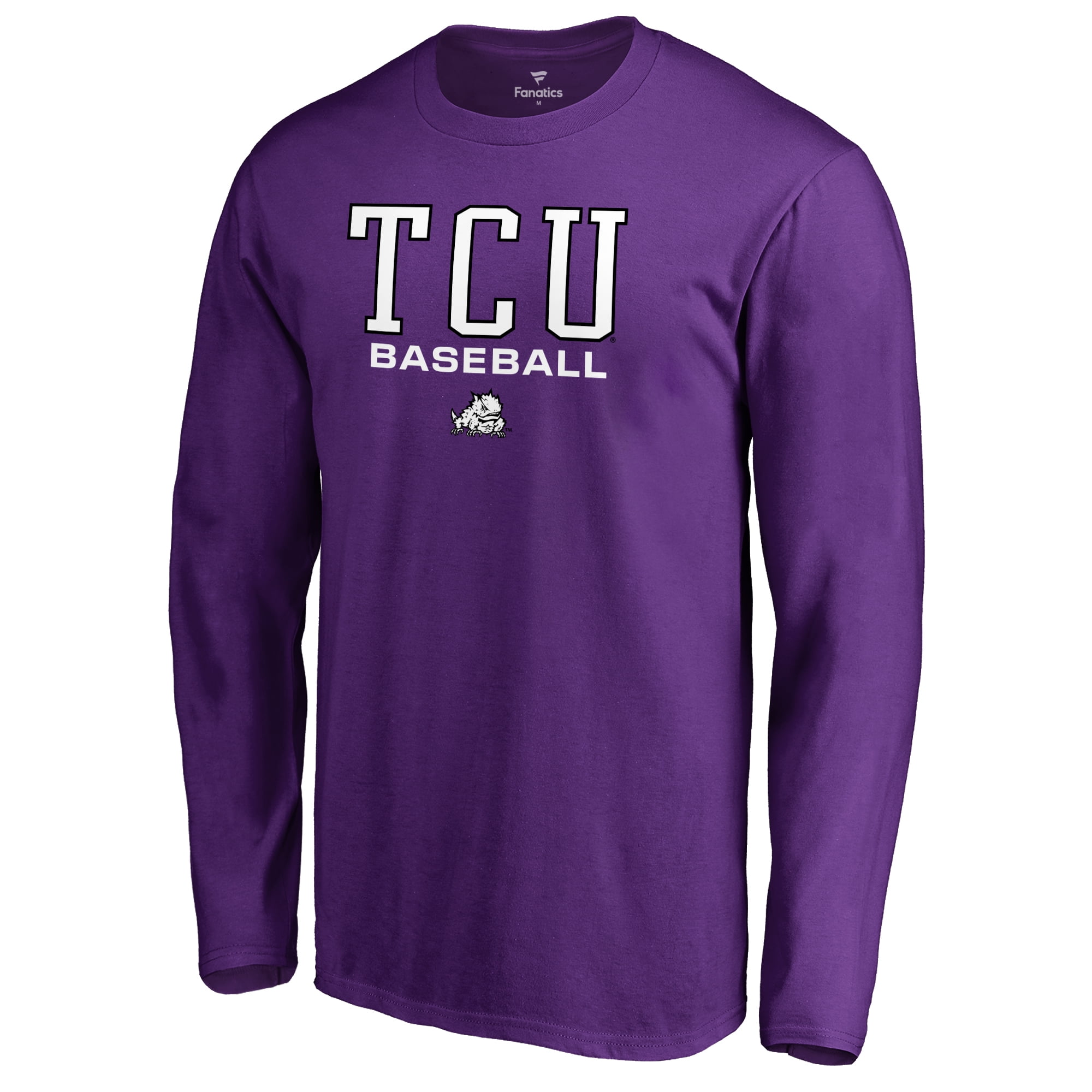 Men's Purple TCU Horned Frogs Team Unity Baseball Long Sleeve T-Shirt ...