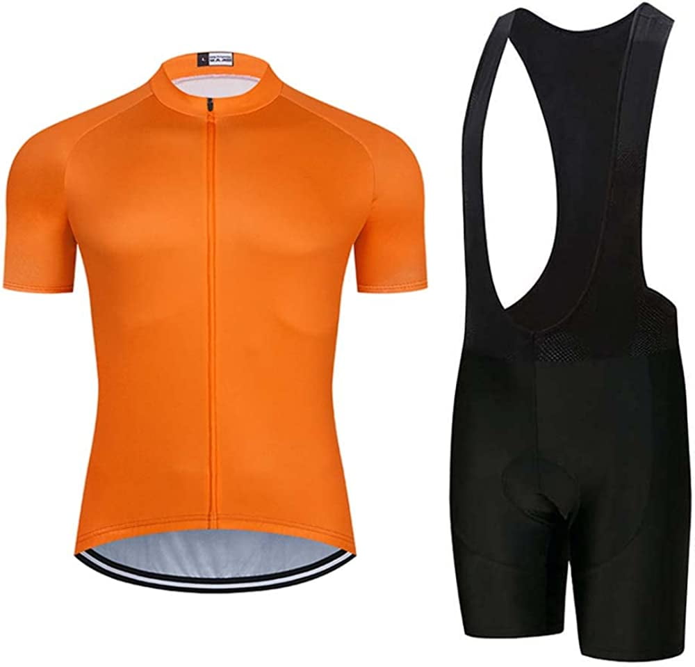 Walmart Men's Quick-Dry Cycling Jersey Set, Road Bike Gear with 9D Gel ...