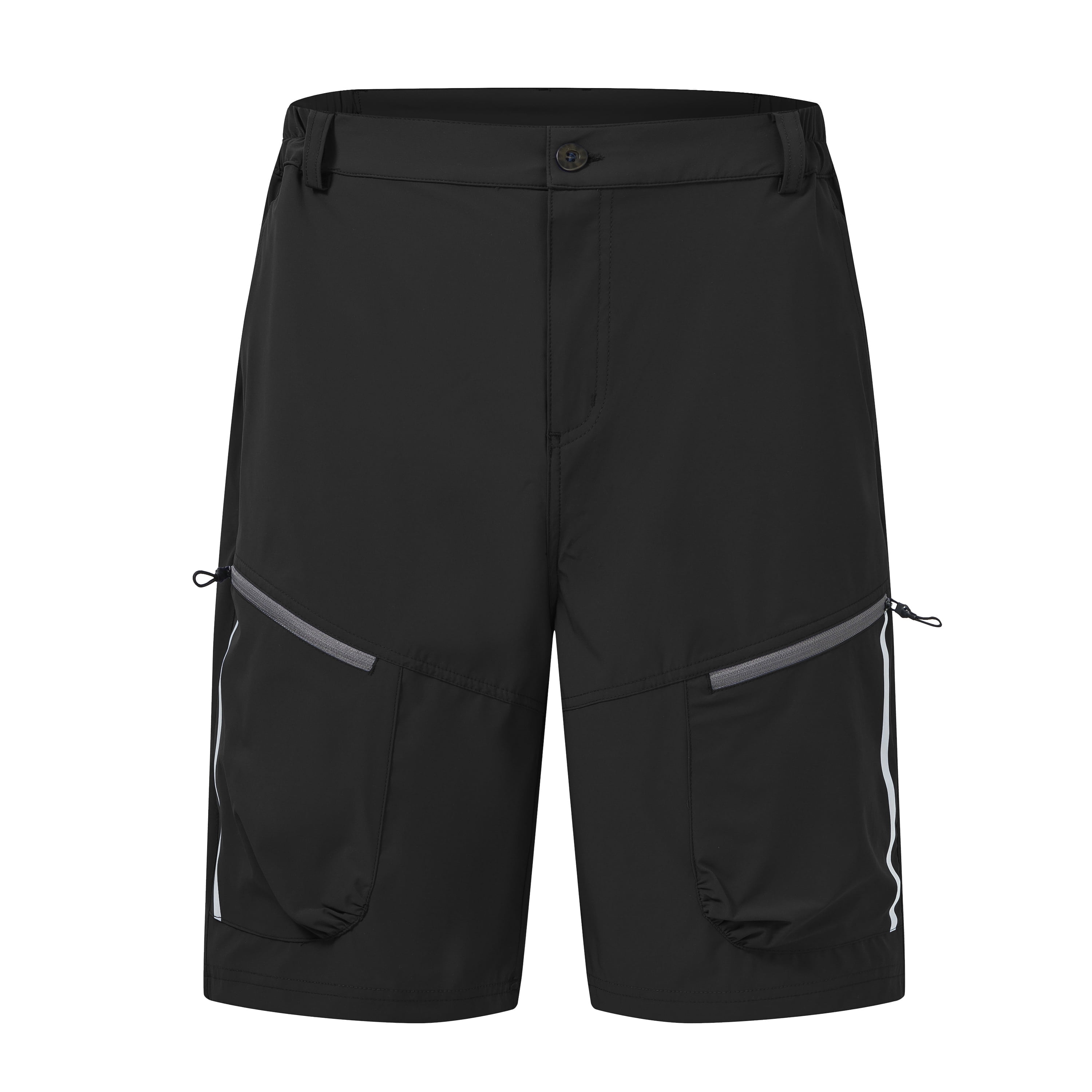 Men's Quick Dry Waterproof Stretch Reflective Stripe Cargo Hiking ...