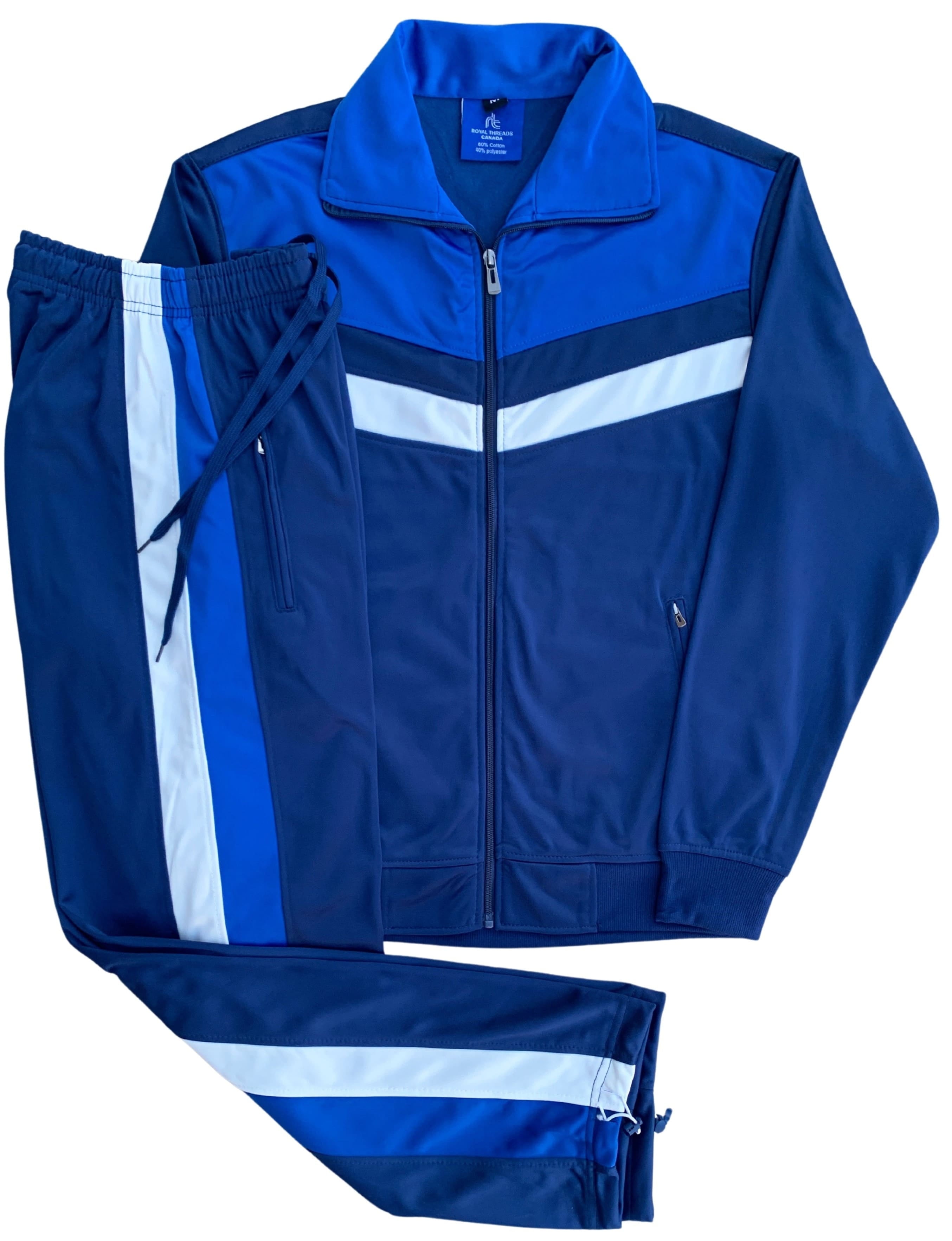Royal Threads Men's RT Glad Tracksuit, Comfortable Fabric, Zippered ...
