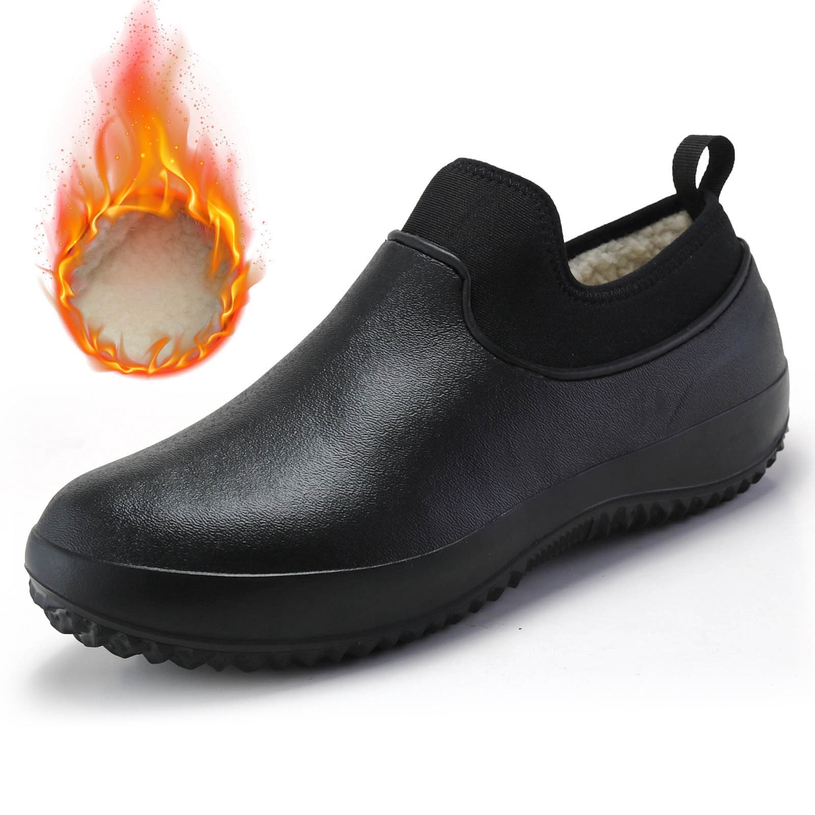 Men's Rain Shoes EVA Water Shoes Low Top Work Shoes for Dining Car ...