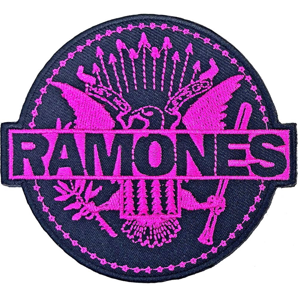 Men's Ramones Pink Seal Embroidered Patch Pink - Walmart.com