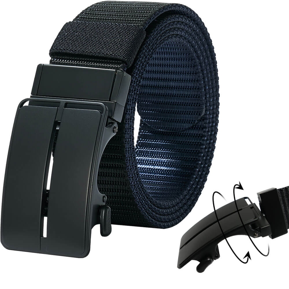 Men's Ratchet Belts, 1 3/8" Double-sided Belt Reversible with Rotatable ...