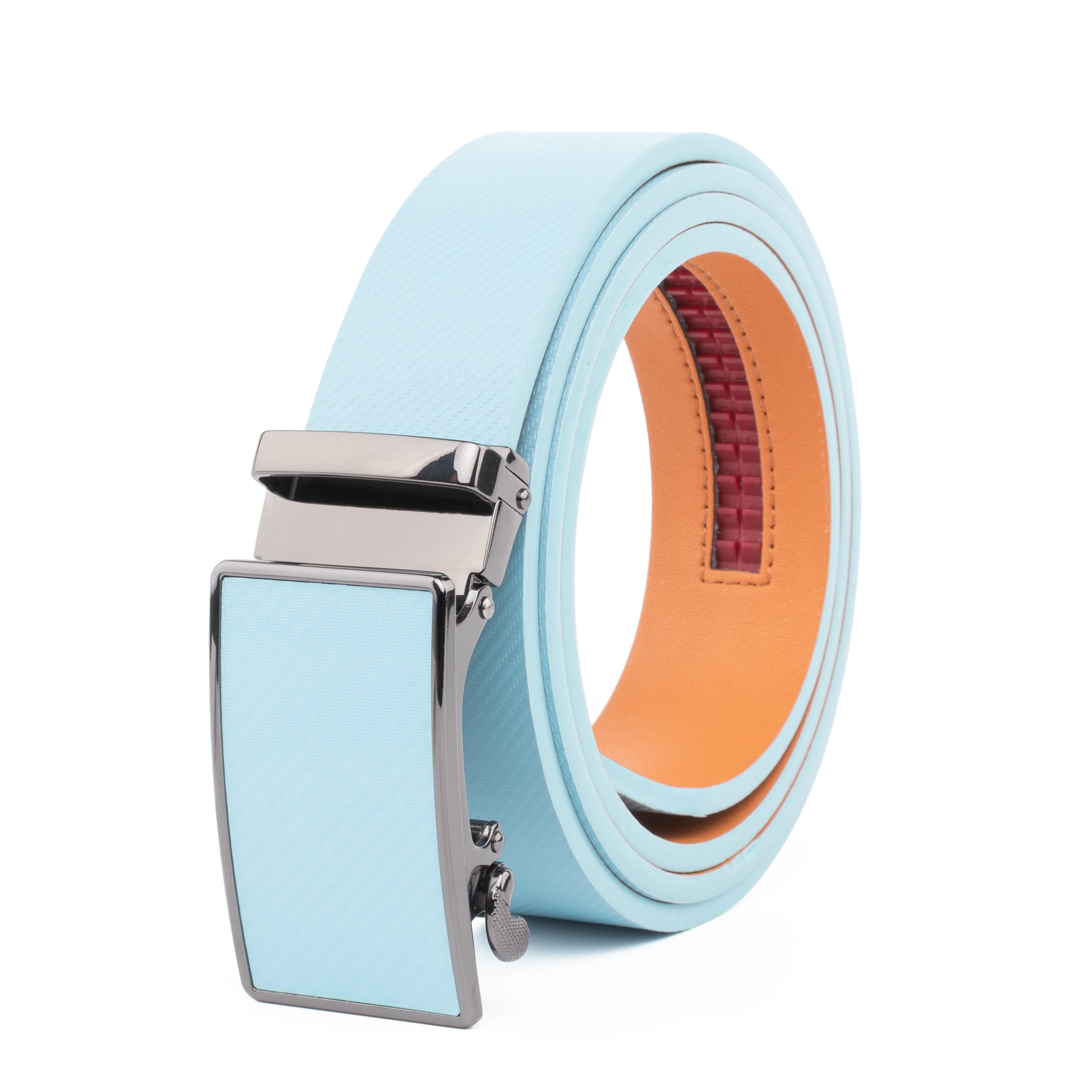 Men's Ratchet Dress Belt with Click Sliding Buckle - Walmart Business ...