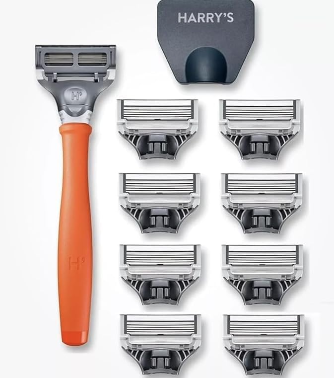 Men's Razor Blade Refills 9 x 5 Blade Razor Cartridges, Genuine Germany ...