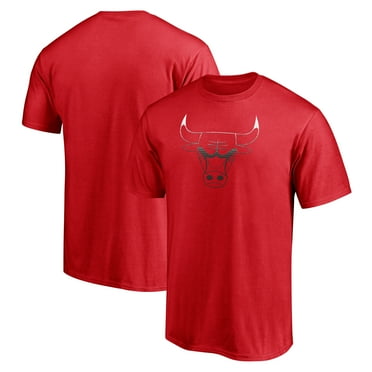 Men's Red Chicago Bulls Sublimated T-Shirt - Walmart.com