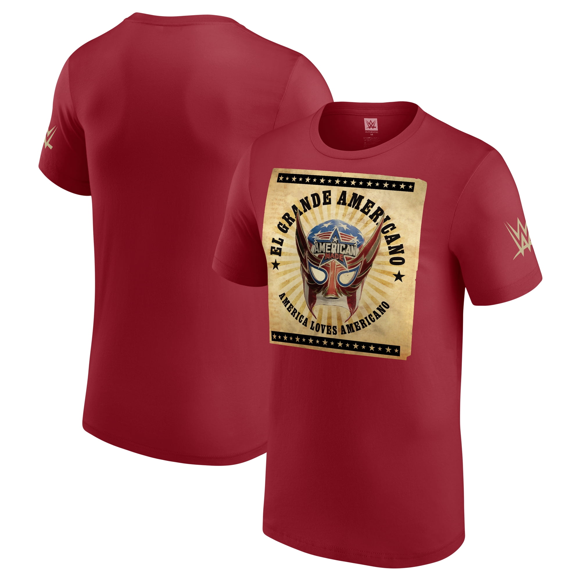 Men's Red El Grande Americano America Loves Americano T-Shirt - Walmart.com