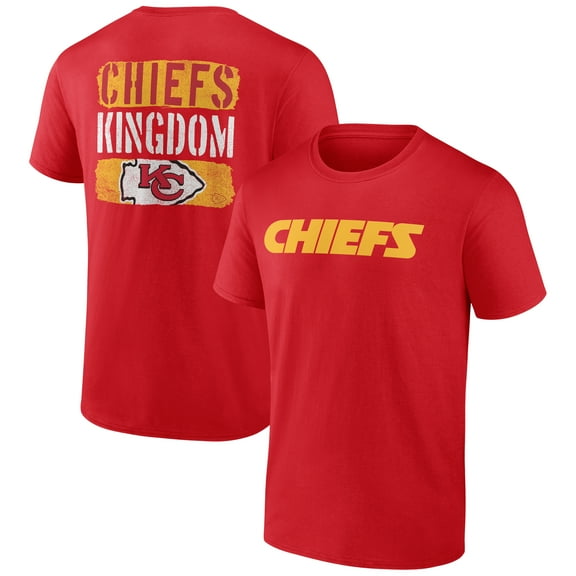 Men's Red Kansas City Chiefs Father's Day #1 Dad T-Shirt - Walmart.com