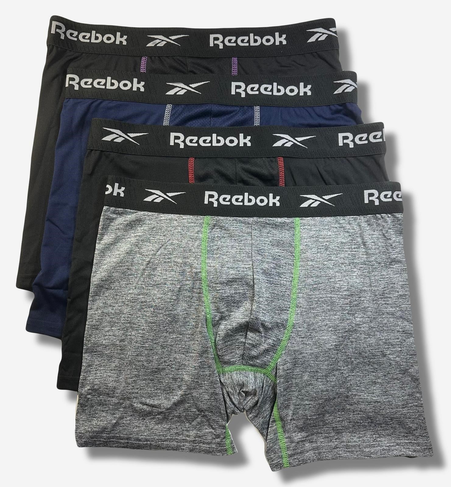 Men's Reebok 4-Pack Performance Boxer Brief Set - Walmart.com