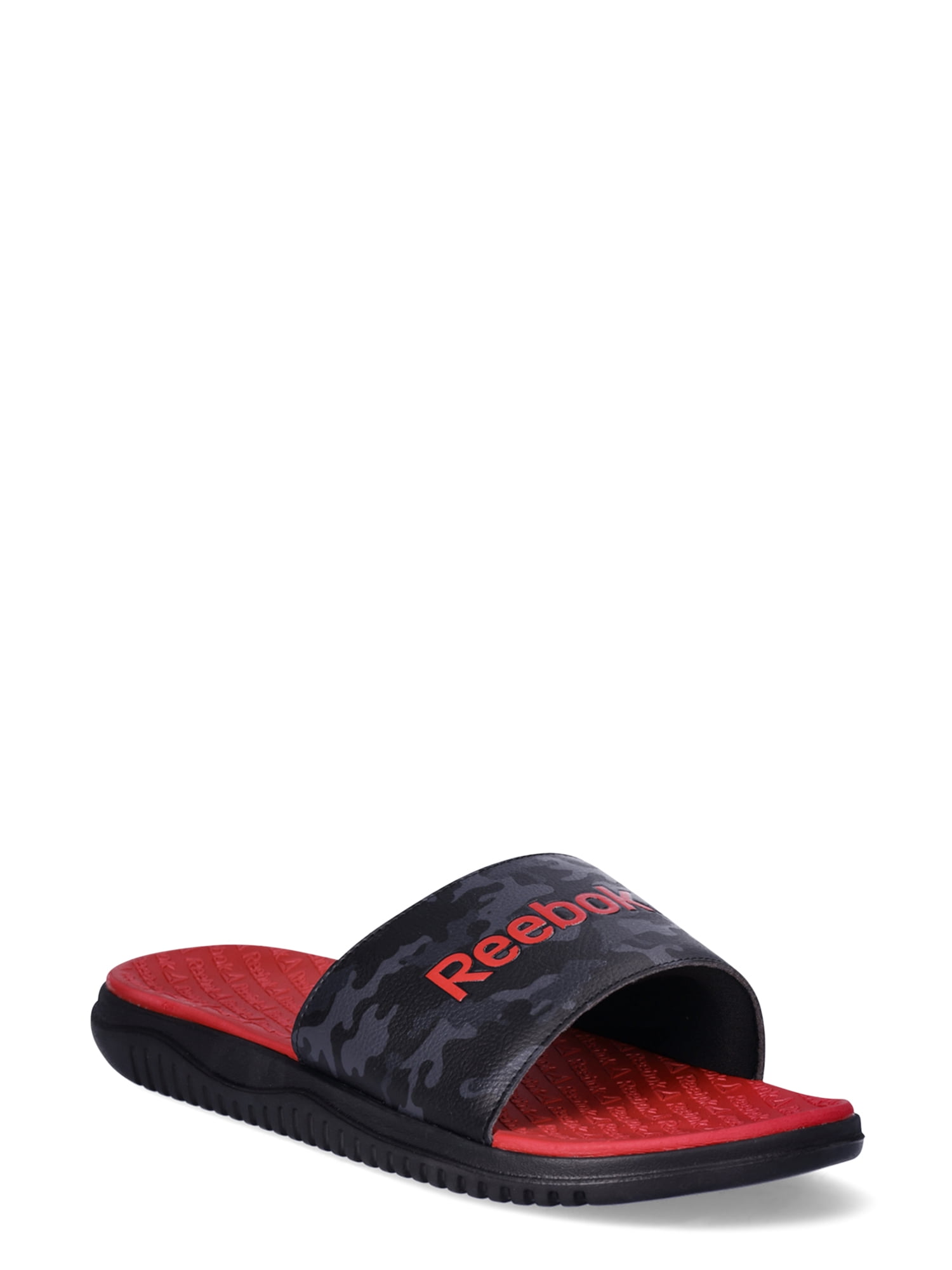 Reebok Men's Dual Density Slide Sandals Lightweight Comfortable Slip-On ...