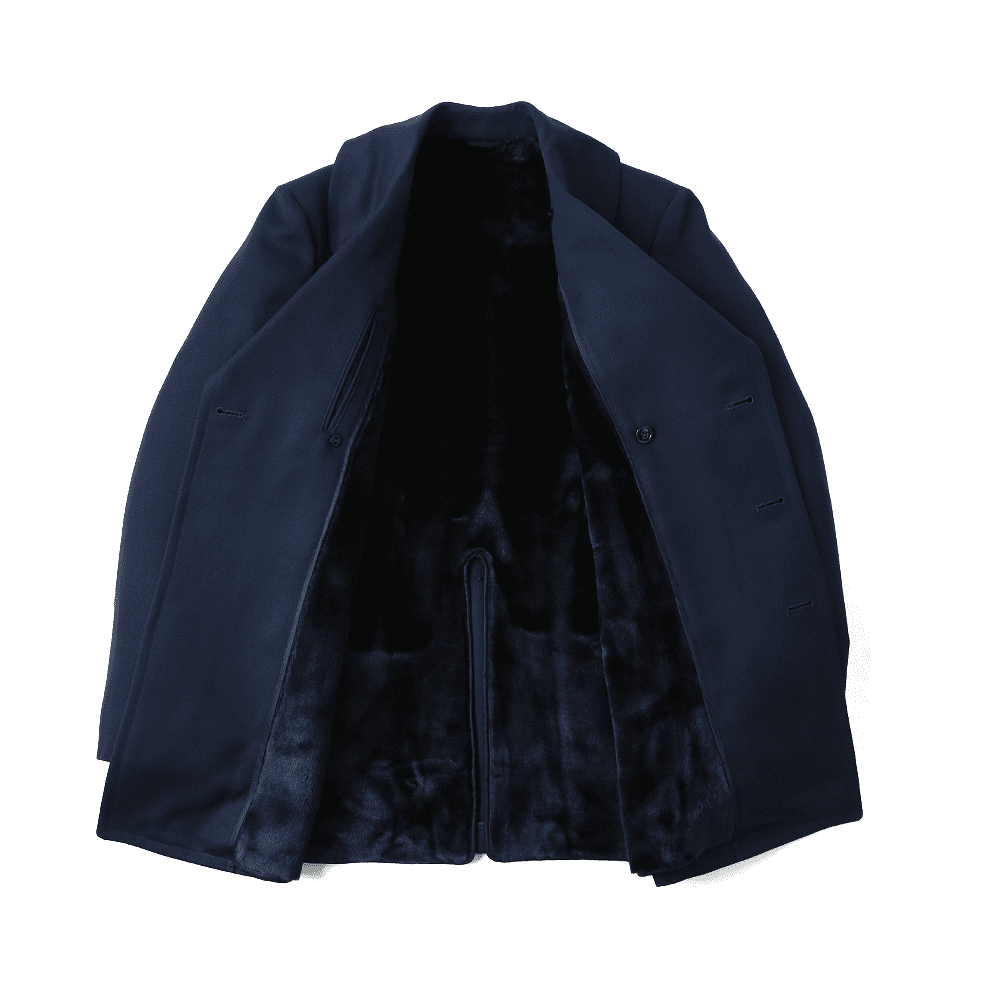Men's Reefer Coast Guard Pea Trench Over Coat Apparel - Walmart.com