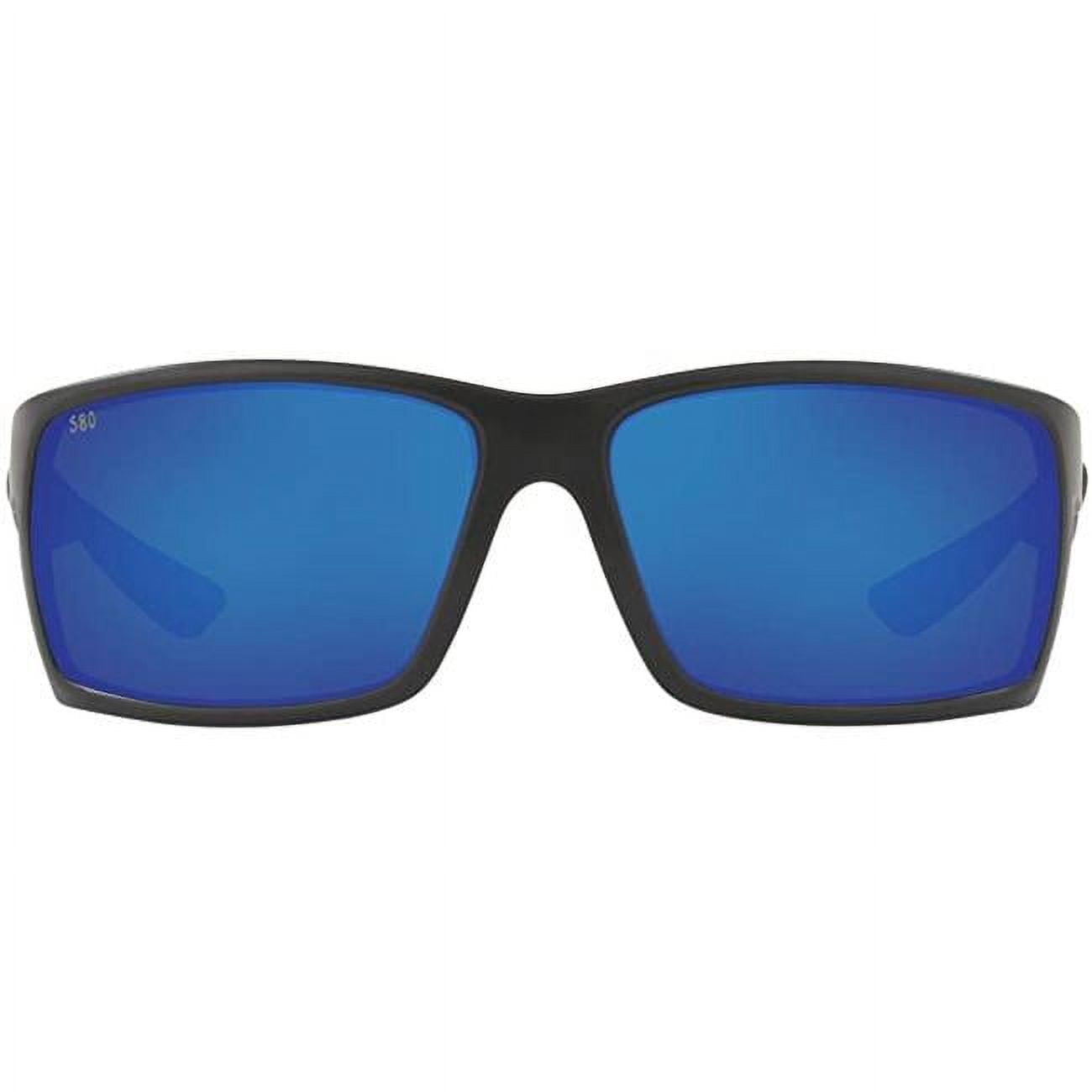 Costa Del Mar Men's Reefton Polarized Sunglasses 64mm Blue Mirror Glass ...