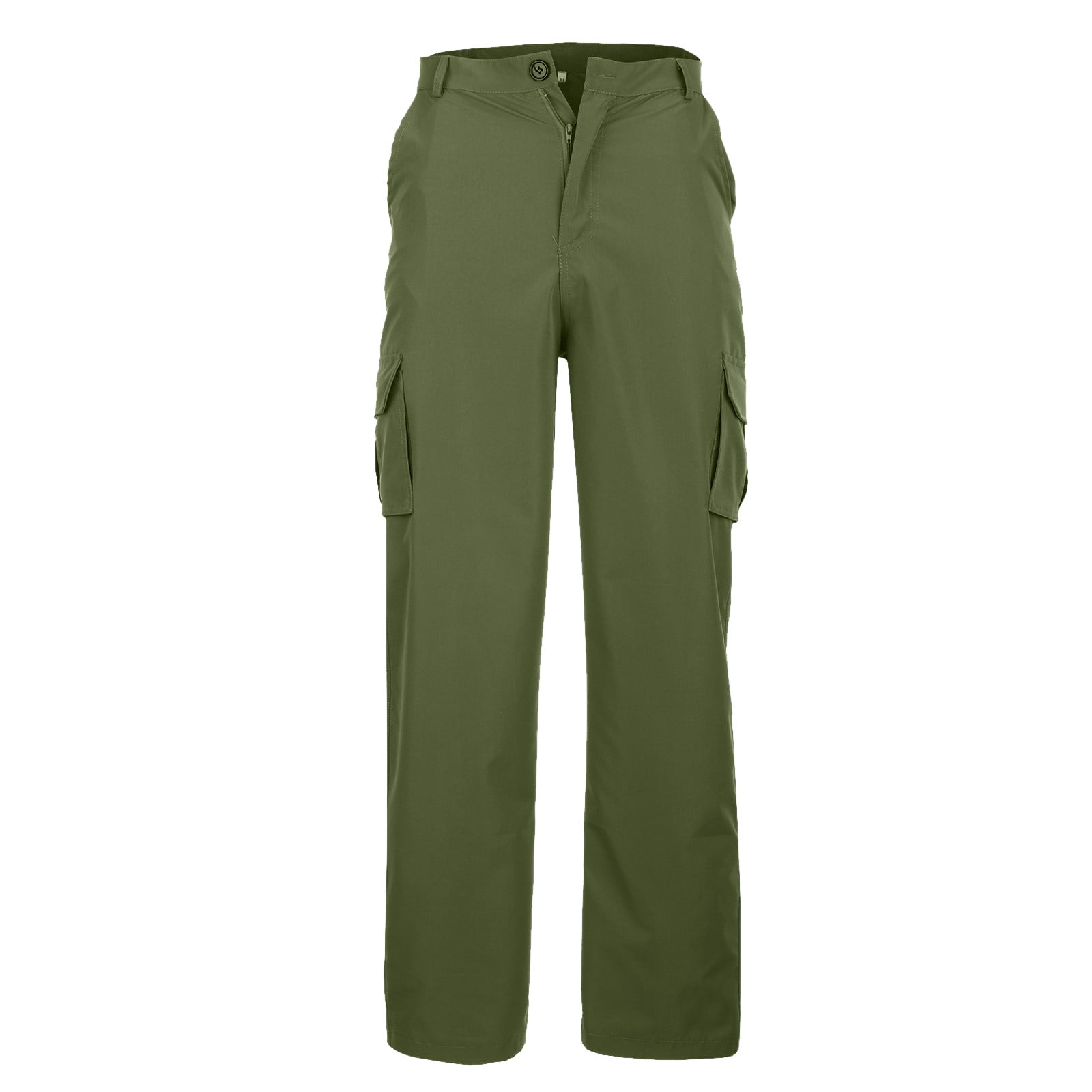 Men's Relaxed Fit Cargo Pant Cargo Pant Solid Army Green Xxl - Walmart.com