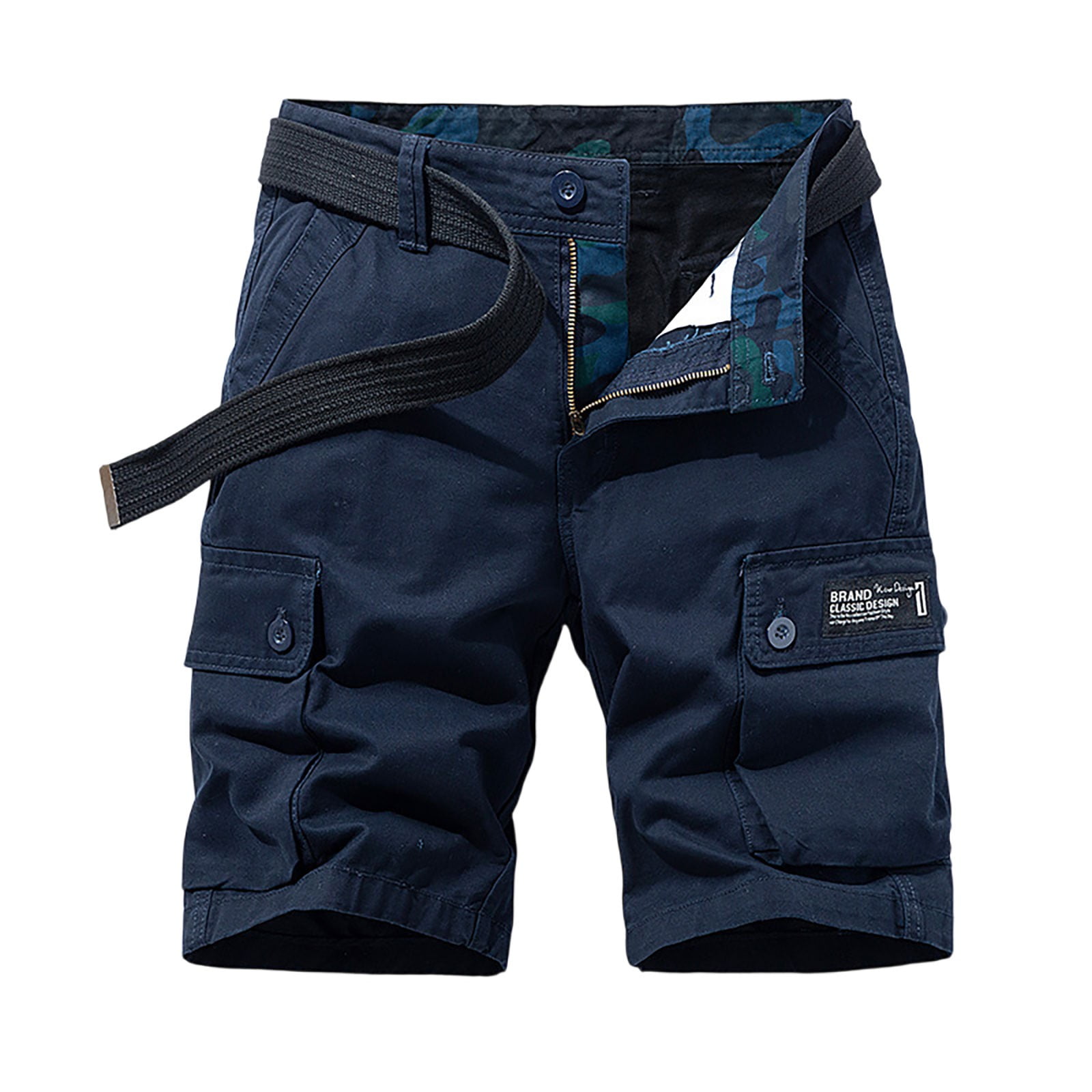 Men's Relaxed Fit Casual Cargo Shorts for Outdoor Military Style ...