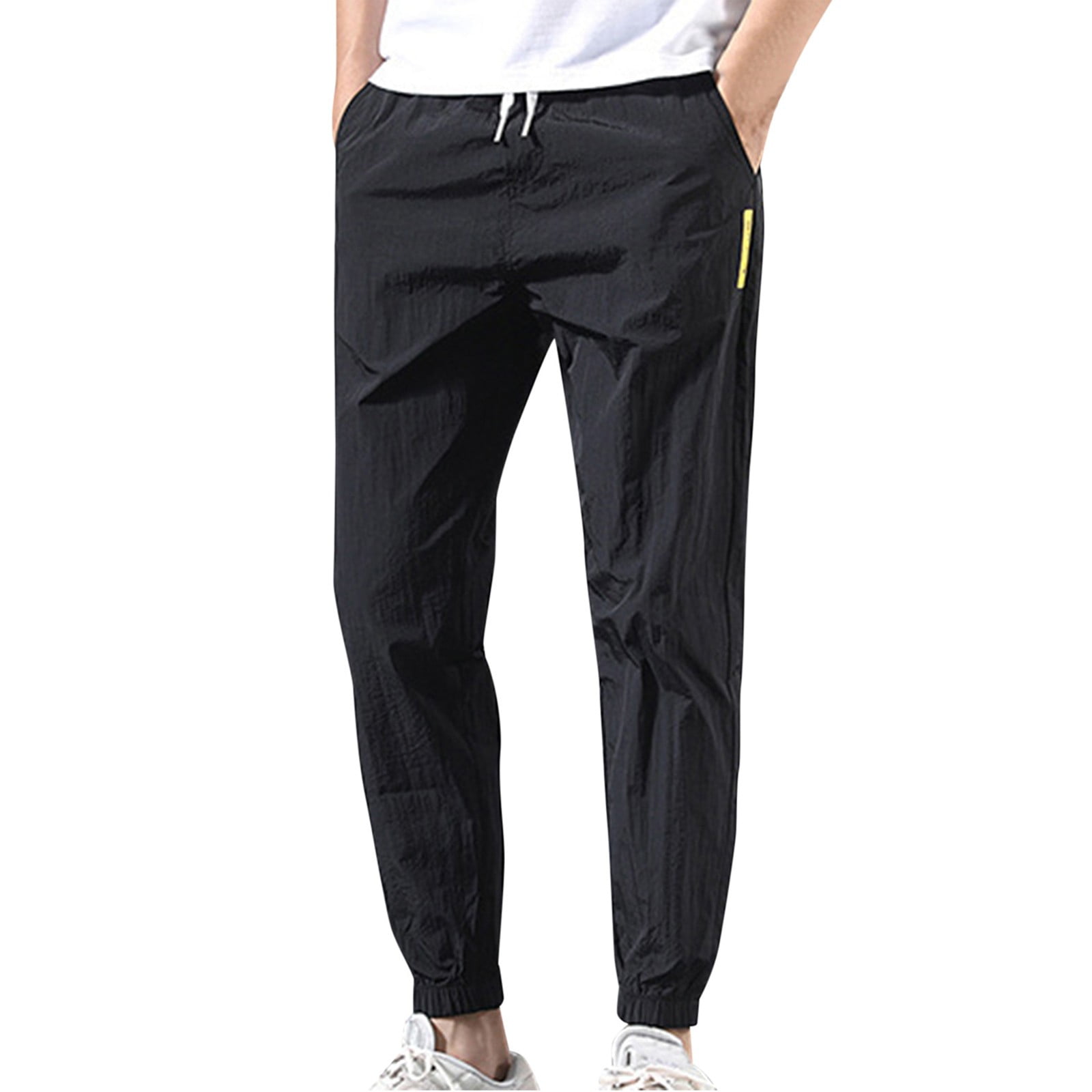 Men's Relaxed Fit Stretch Pant Fashionable Plus Size Trousers Loose ...