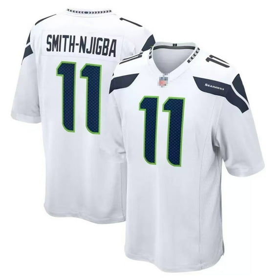 Men's Replica Classic Jerse#11 Smith-Njigba Tshirt Sports Game Tee ...