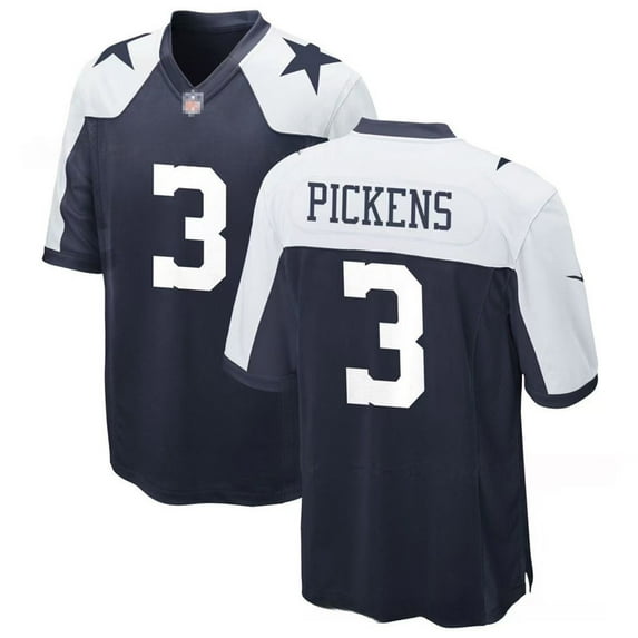 Men's Replica Classic Jersey George #3 Pickens Tshirt Sports Game Tee ...