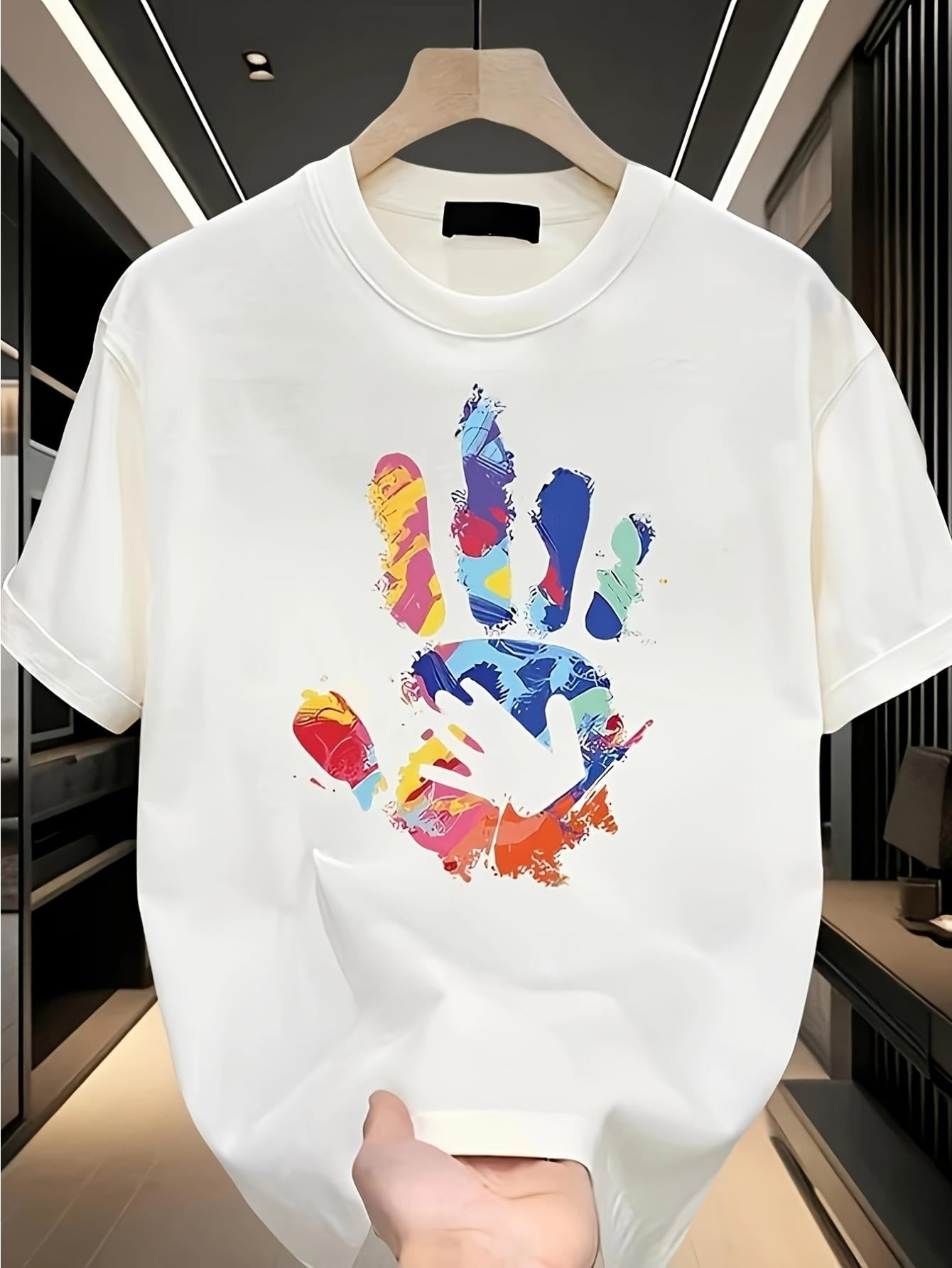 Men's Retro Casual 100% Cotton T-Shirt – Summer Collection, Artistic ...