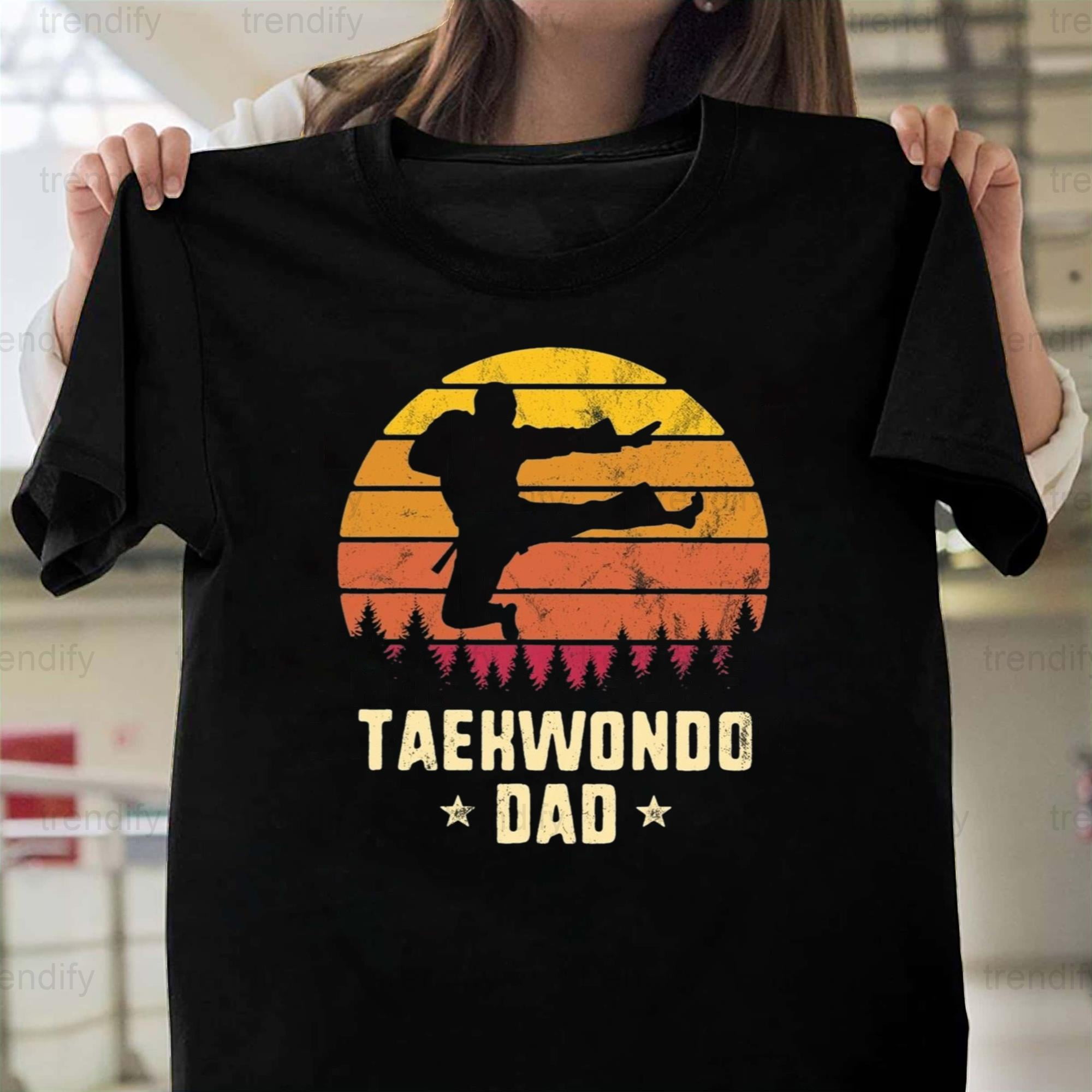Men's Retro Vintage Taekwondo Dad Funny Martial Arts Themed, H5892 T ...