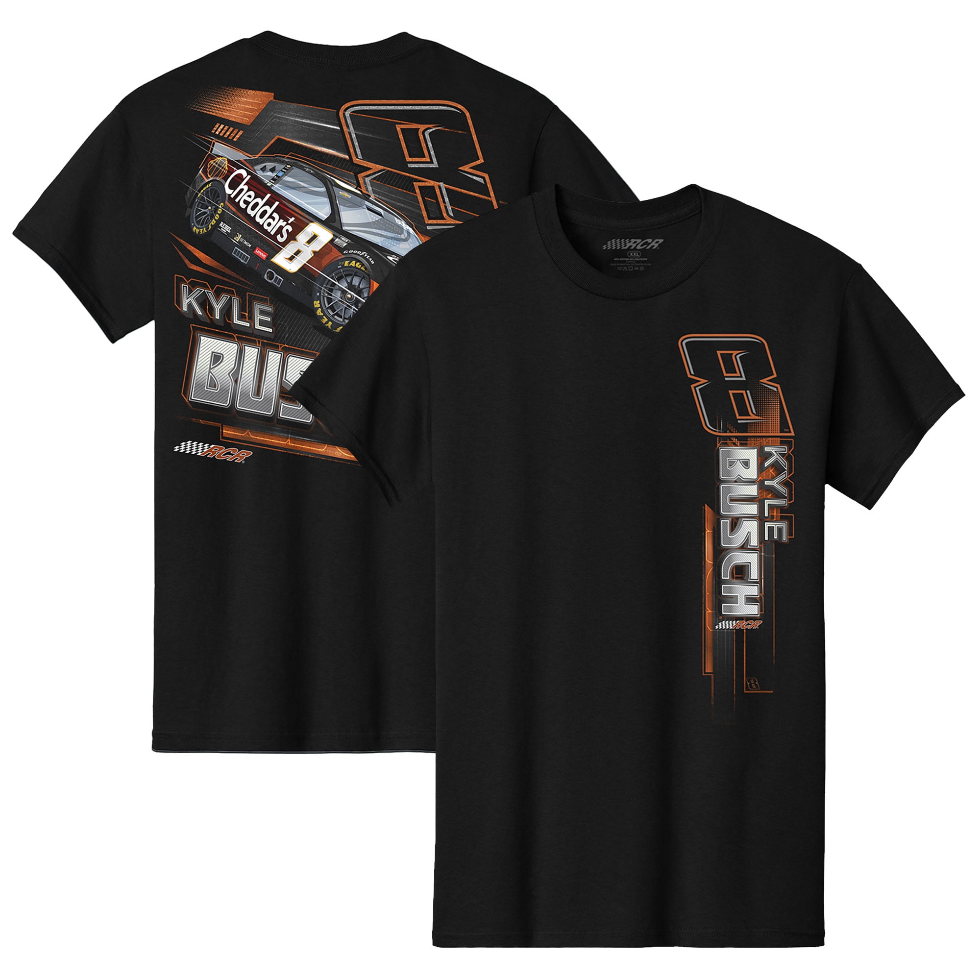 Men's Richard Childress Racing Team Collection Black Kyle Busch Cheddar ...