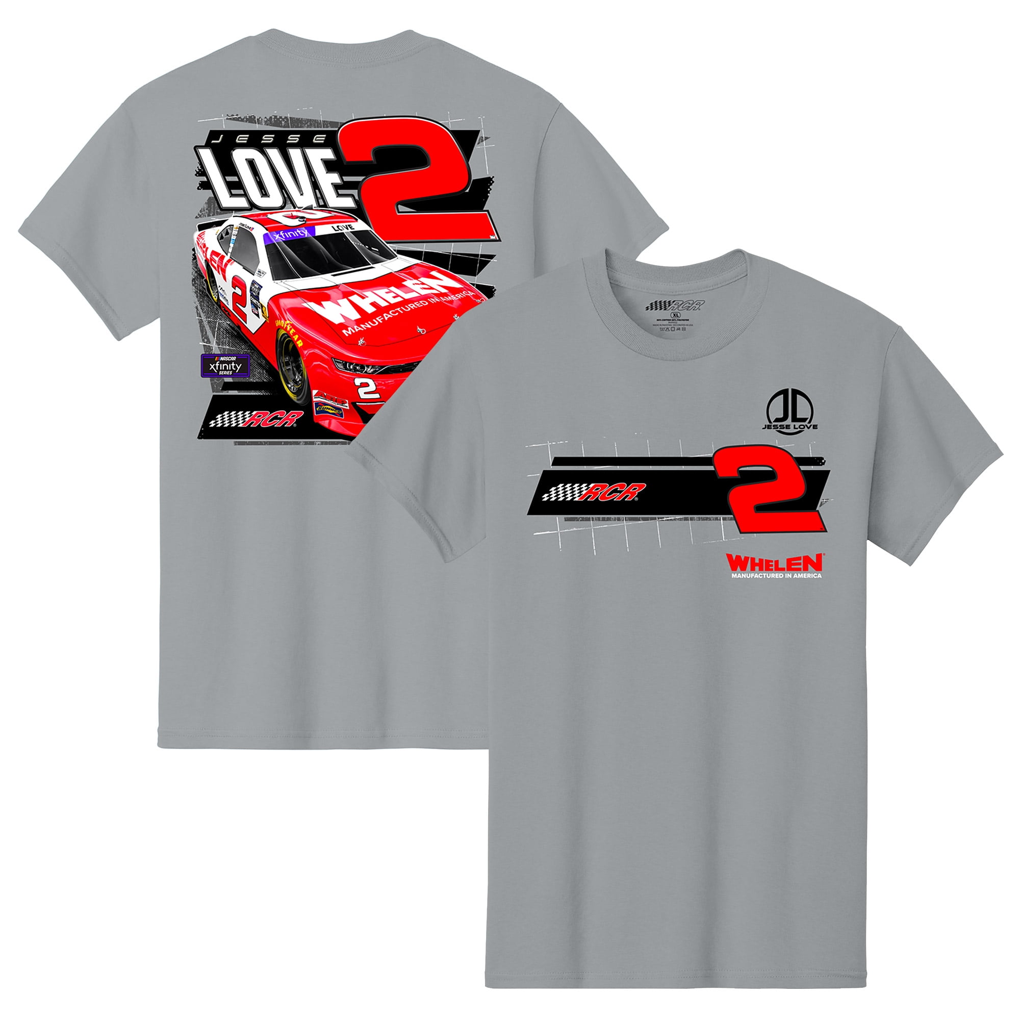 Men's Richard Childress Racing Team Collection Gray Jesse Love Jr ...
