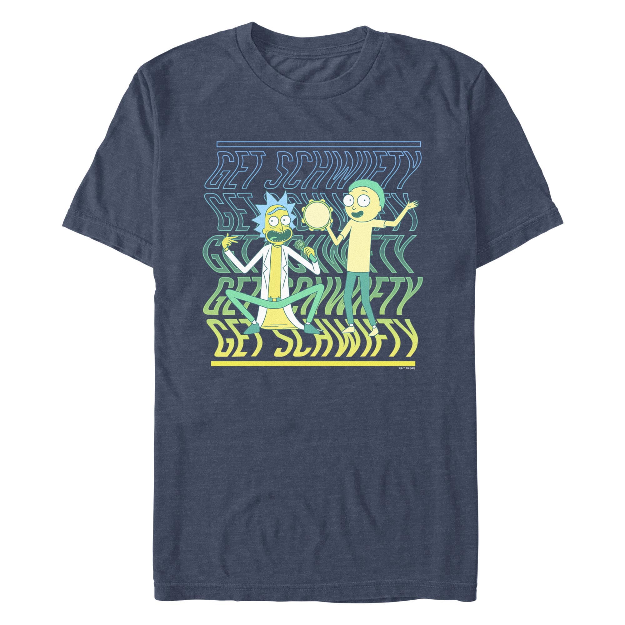 Men's Rick and Morty Get Schwifty Graphic T-Shirt - Walmart.com