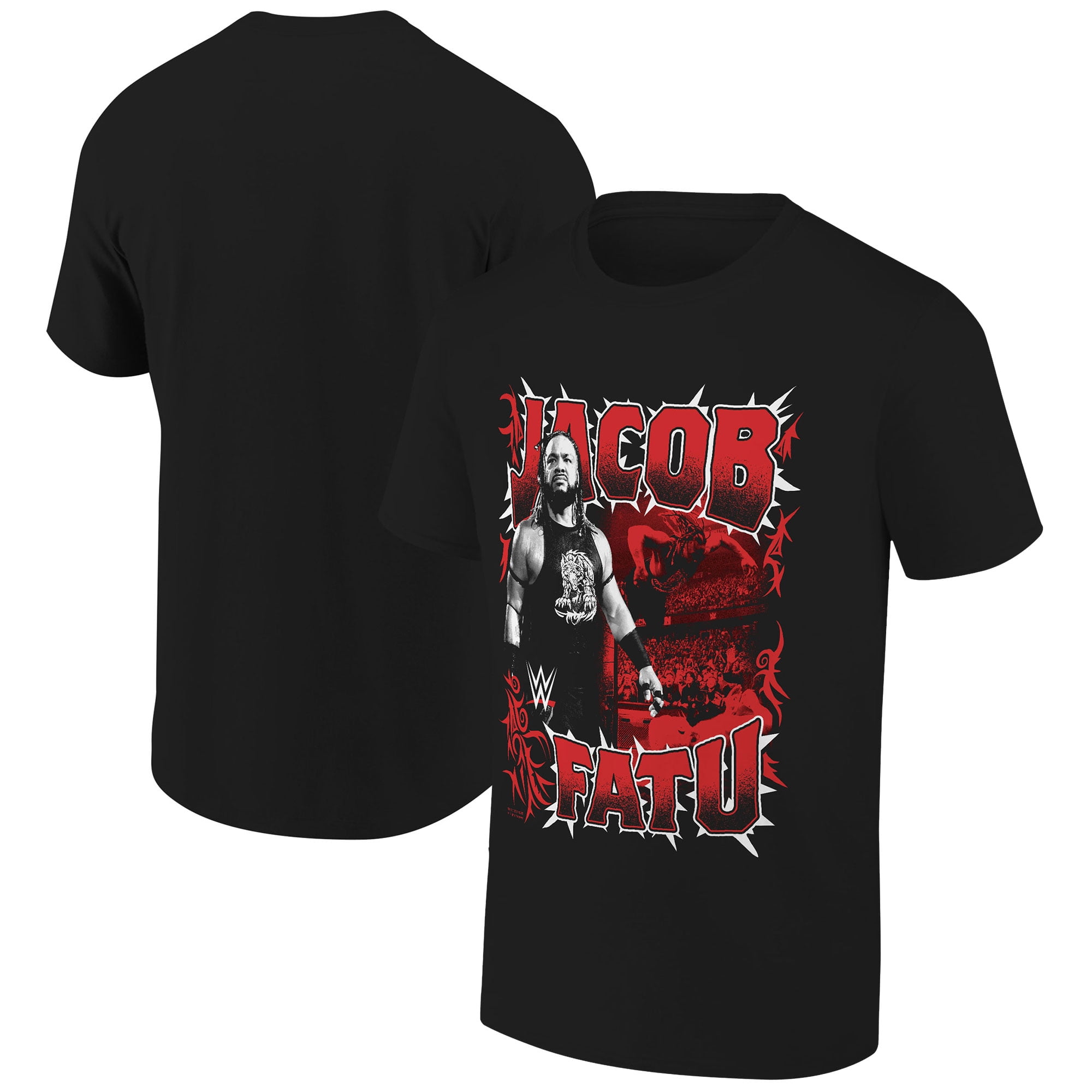 Men's Ripple Junction Black Jacob Fatu Table Dive Tribal T-Shirt ...