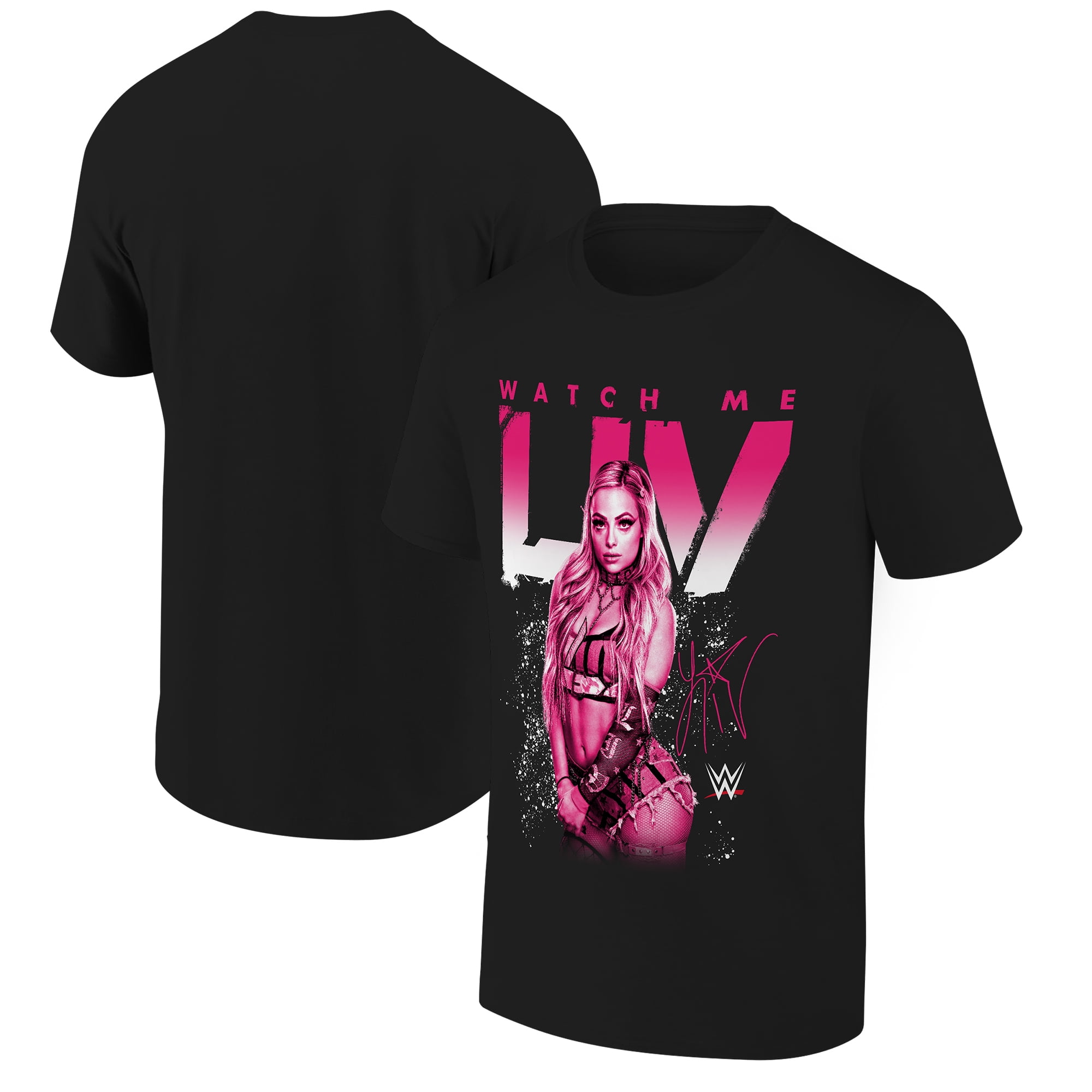 Men's Ripple Junction Black Liv Morgan Watch Me Graphic T-Shirt ...