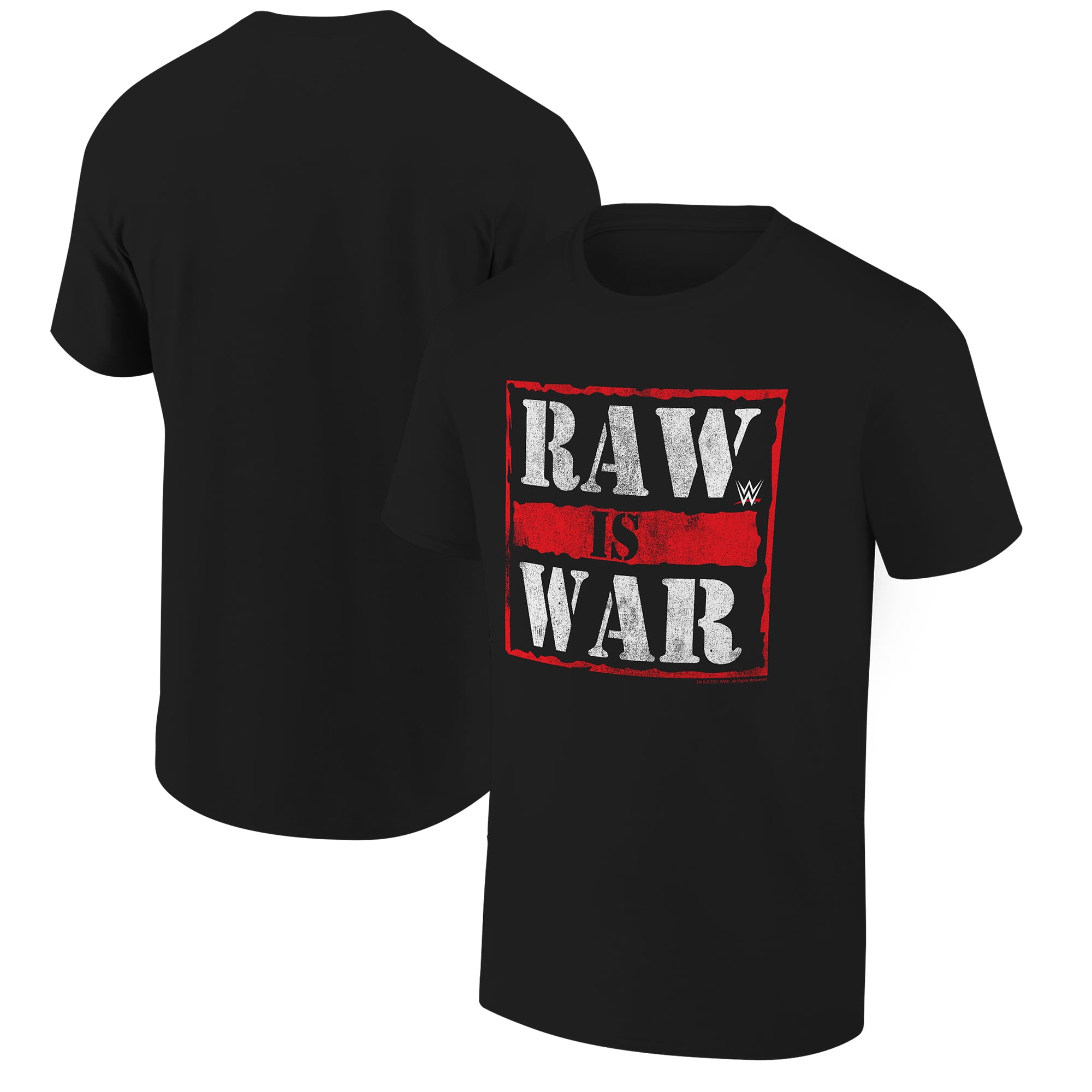 Men's Ripple Junction Black RAW IS WAR Retro Logo Graphic T-Shirt ...