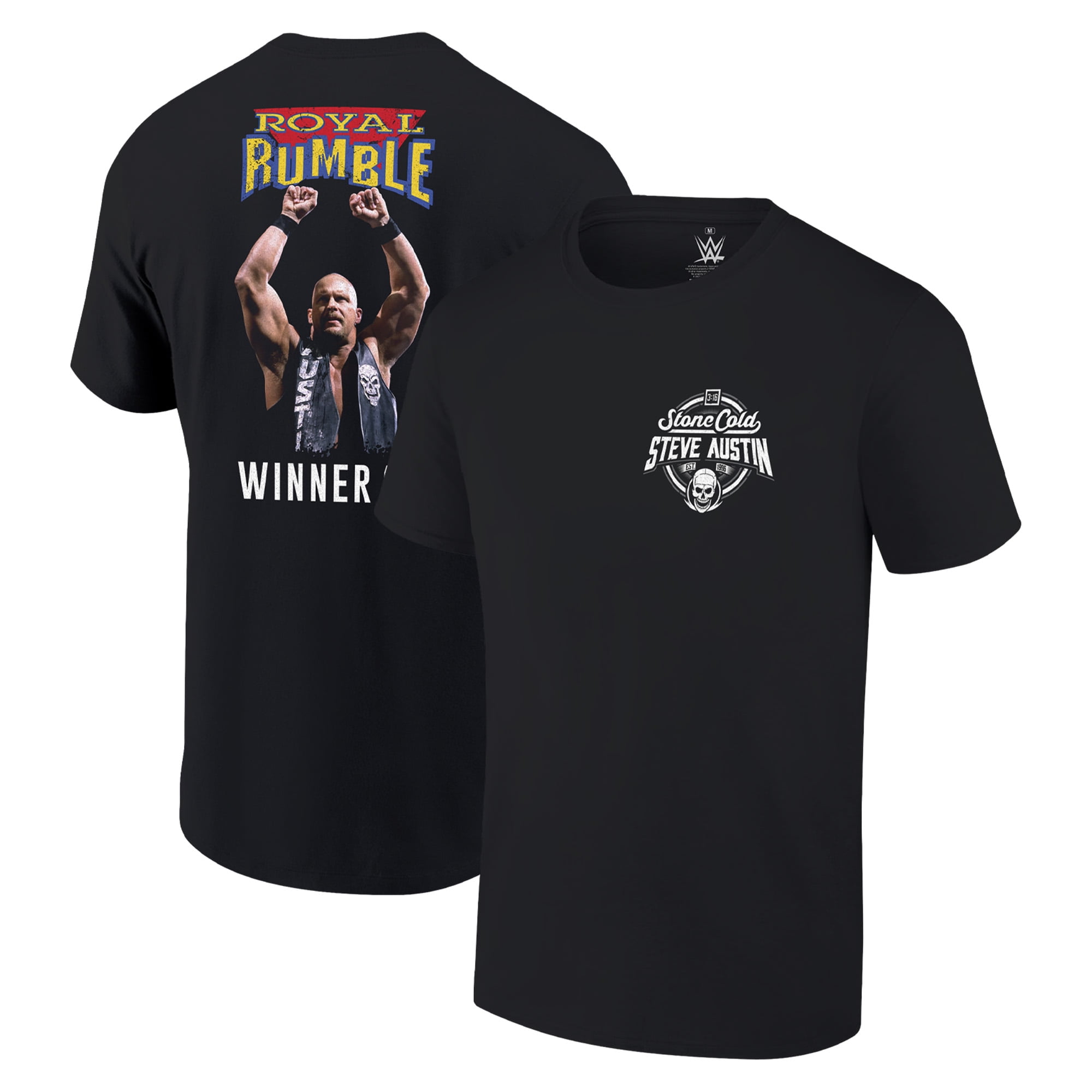 Men's Ripple Junction Black "Stone Cold" Steve Austin 1997 Royal Rumble ...