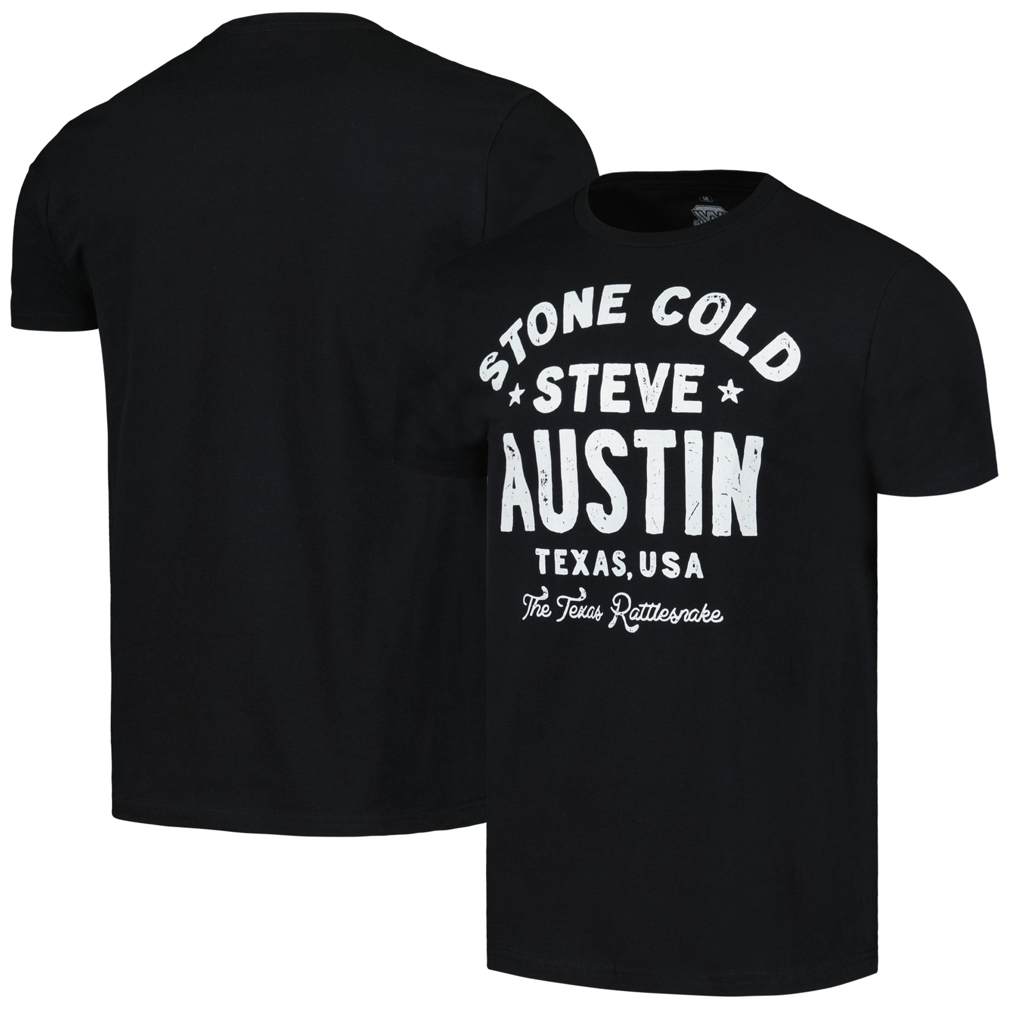 Men's Ripple Junction Black "Stone Cold" Steve Austin Fight T-Shirt ...