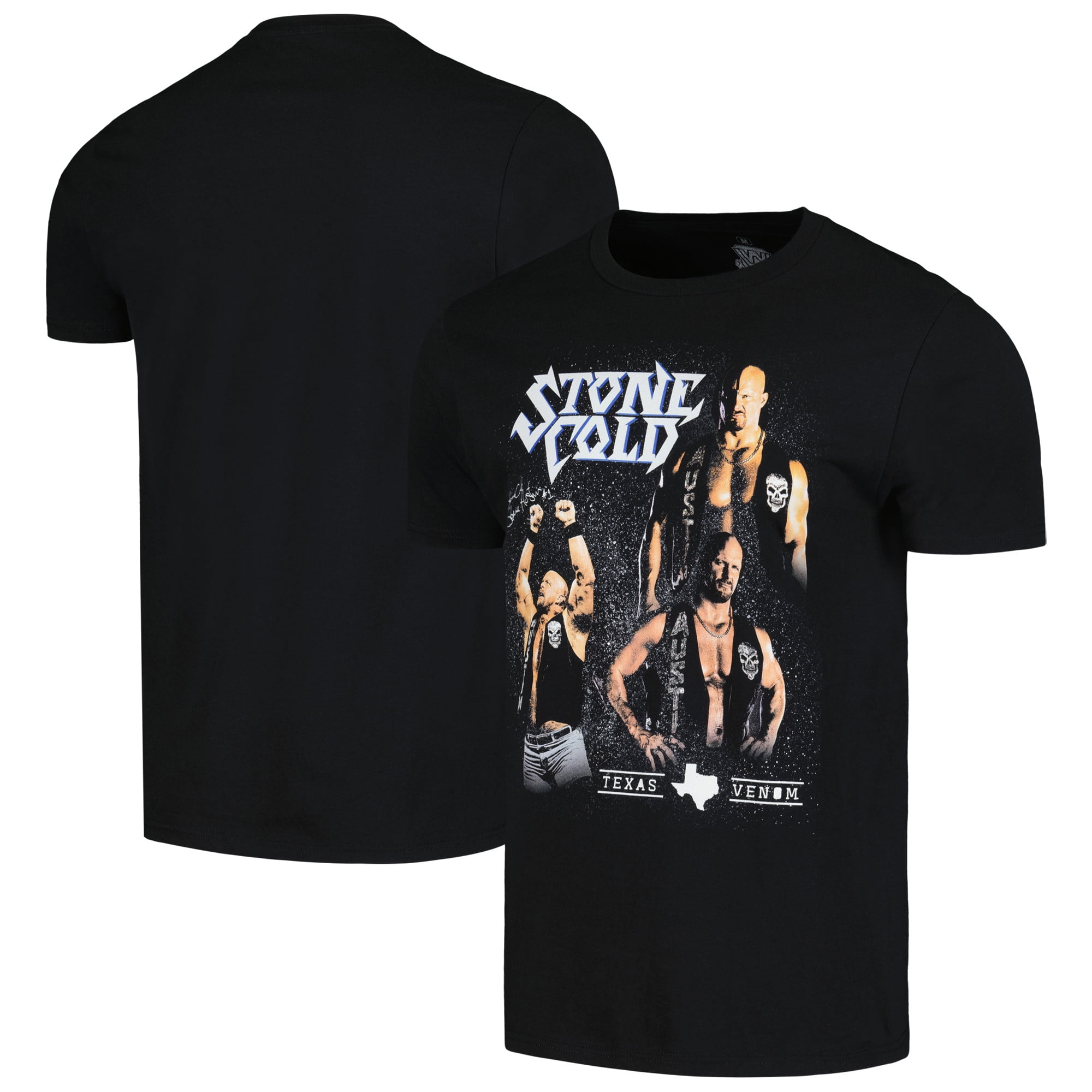 Men's Ripple Junction Black "Stone Cold" Steve Austin Texas Venom T ...