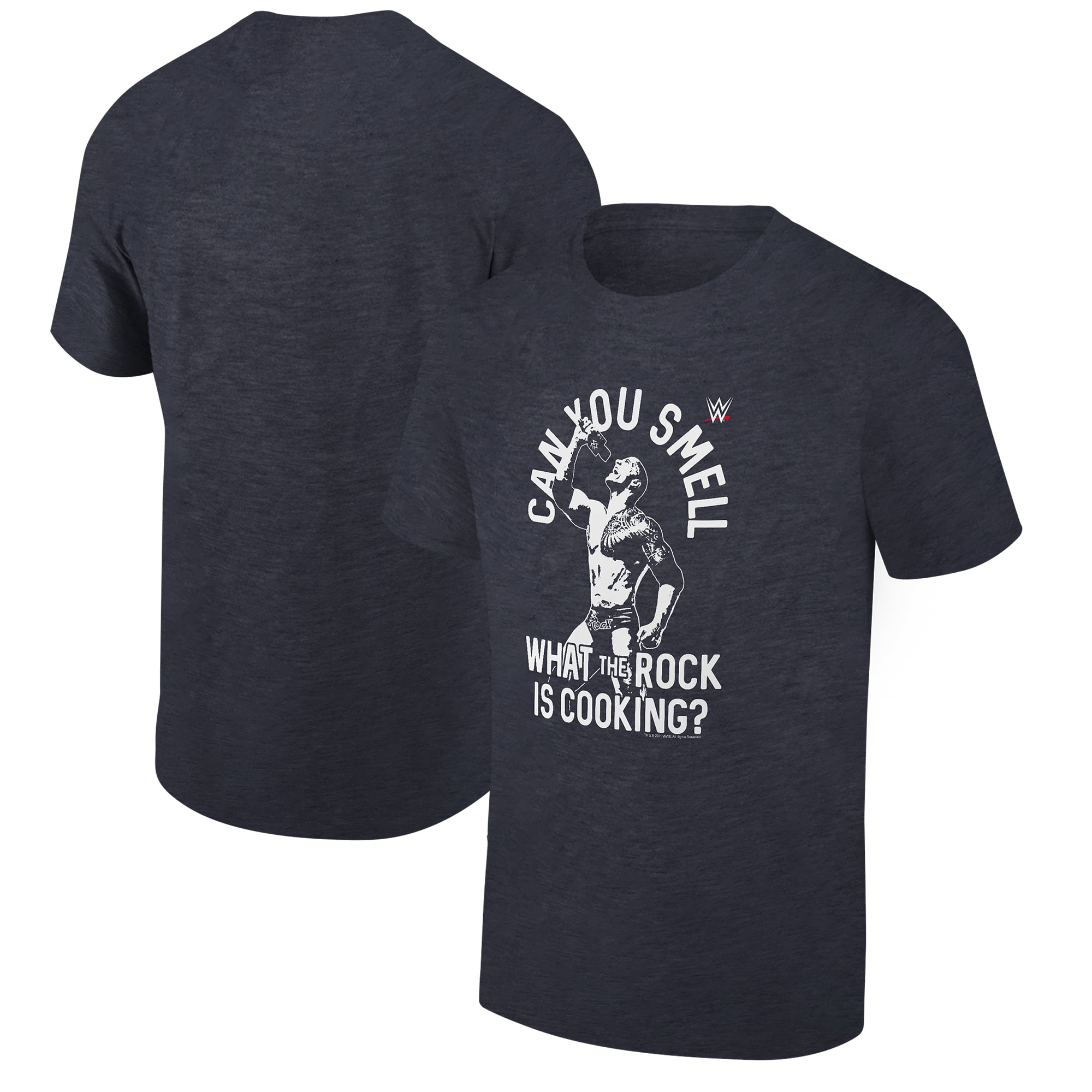Men's Ripple Junction Heather Charcoal The Rock Can You Smell What The ...