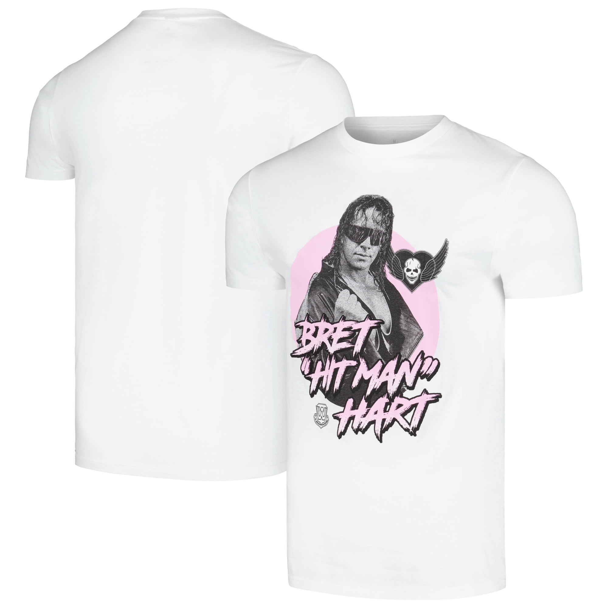 Men's Ripple Junction White Bret Hart Limited Color T-Shirt - Walmart.com