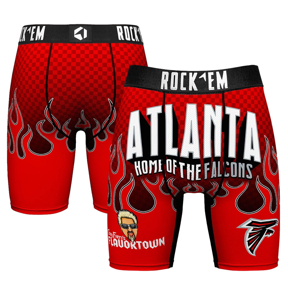 Men's Rock Em Socks Atlanta Falcons NFL x Guy Fieri-s Flavortown Boxer ...